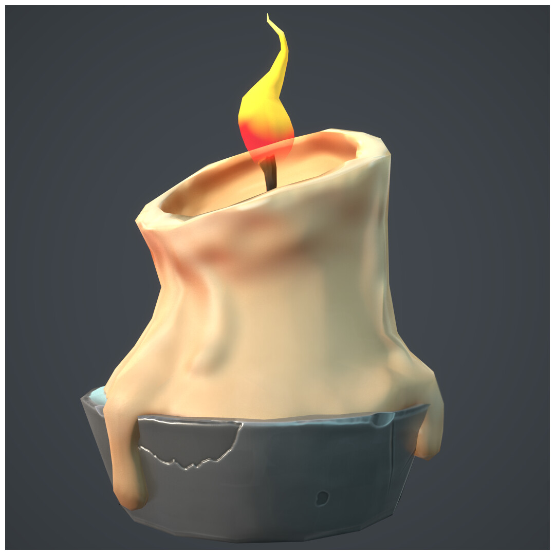 ArtStation - Stylized Candle
