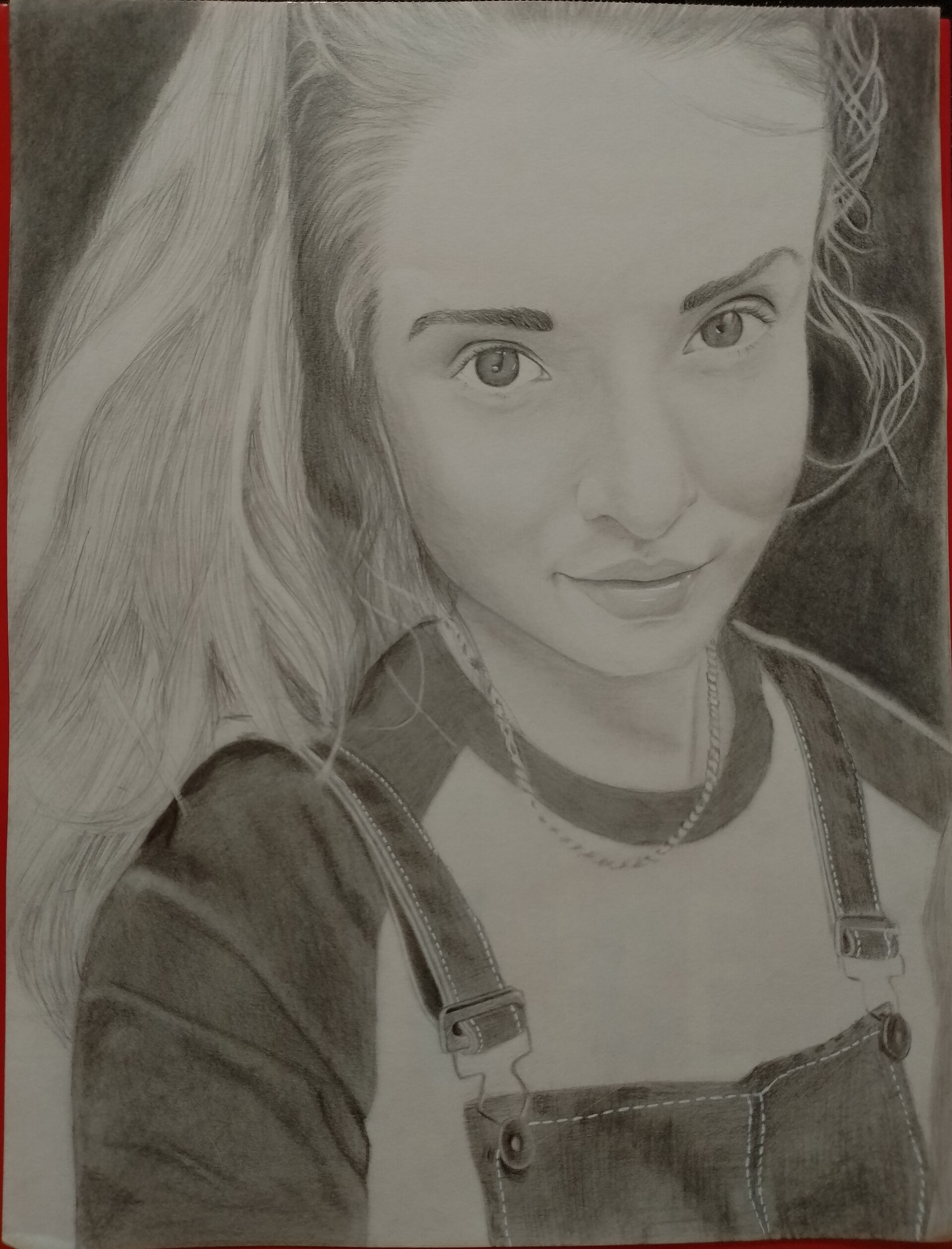 ArtStation - Ellen pencil portrait