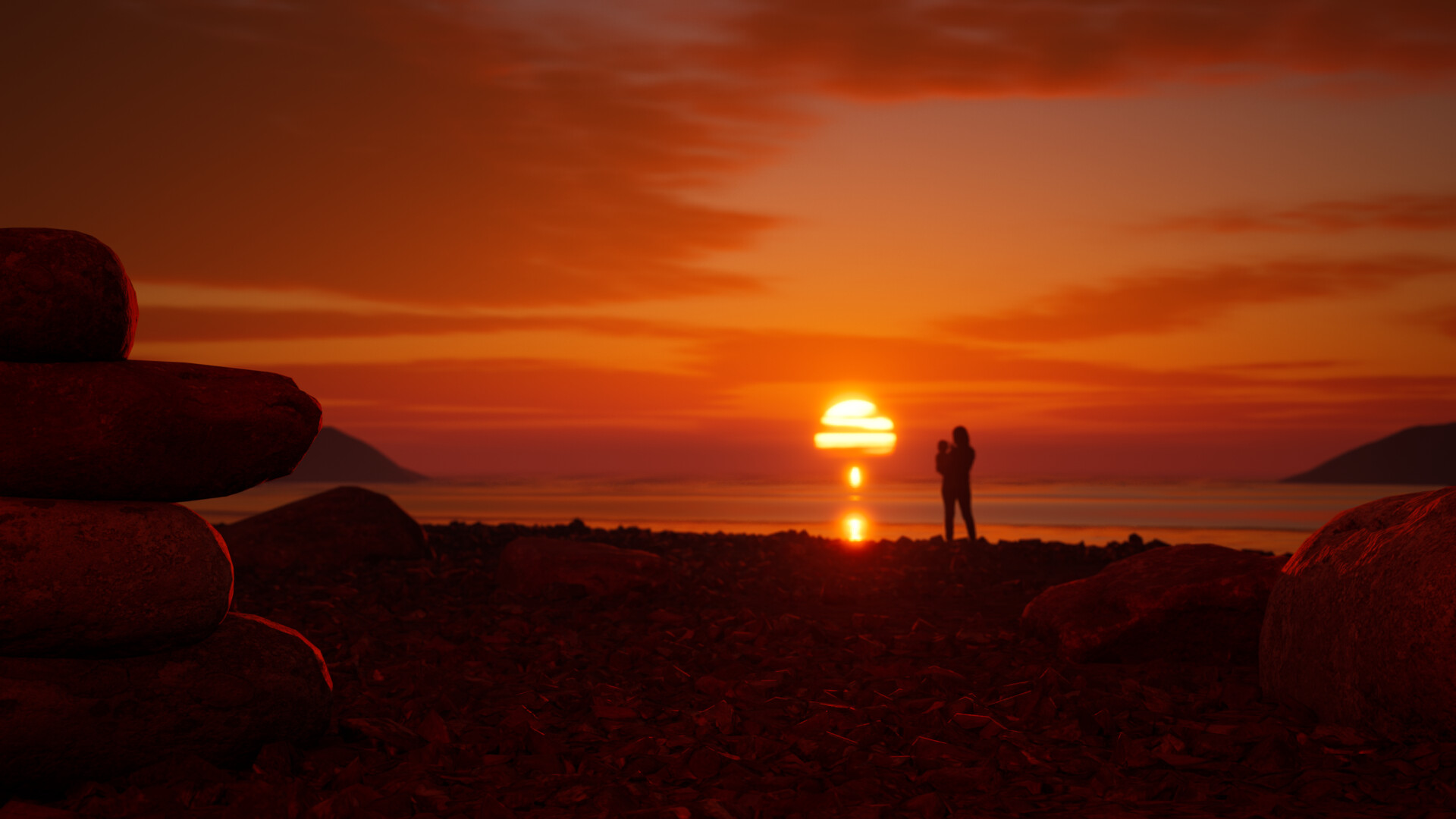 ArtStation - Red Sunset