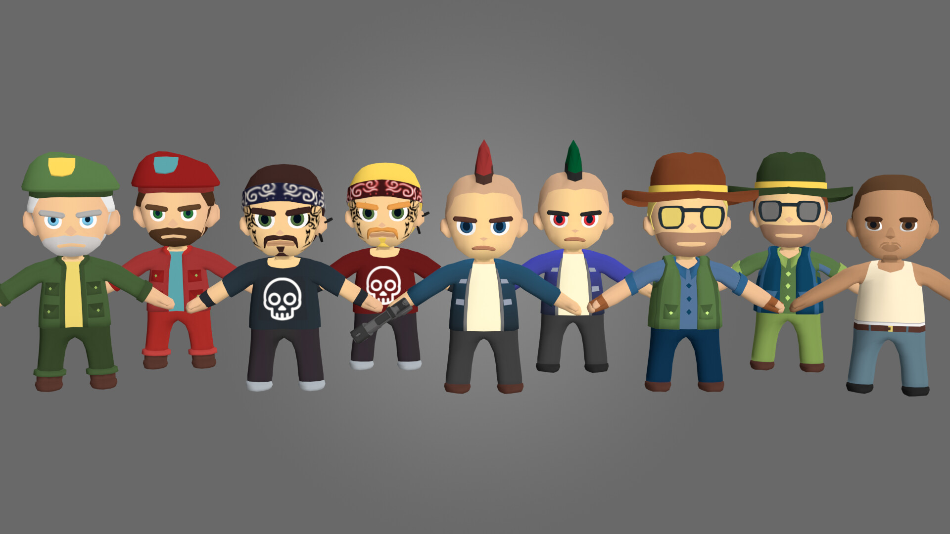 ArtStation - Lowpoly Character Modelling