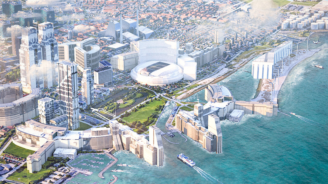 ArtStation - Mega Coastal City - Concept Art