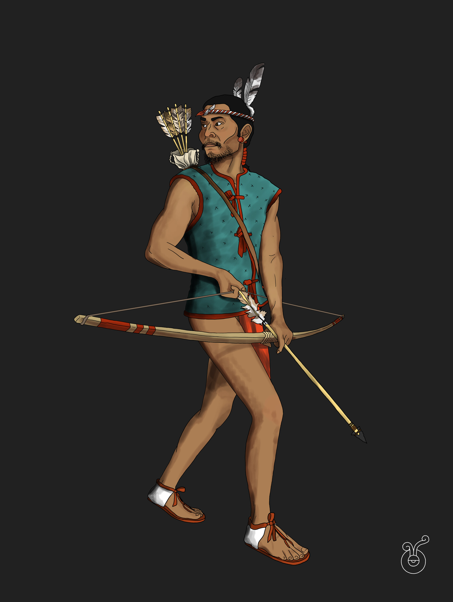 ArtStation - Archer of the Tlaxcalan Confederation