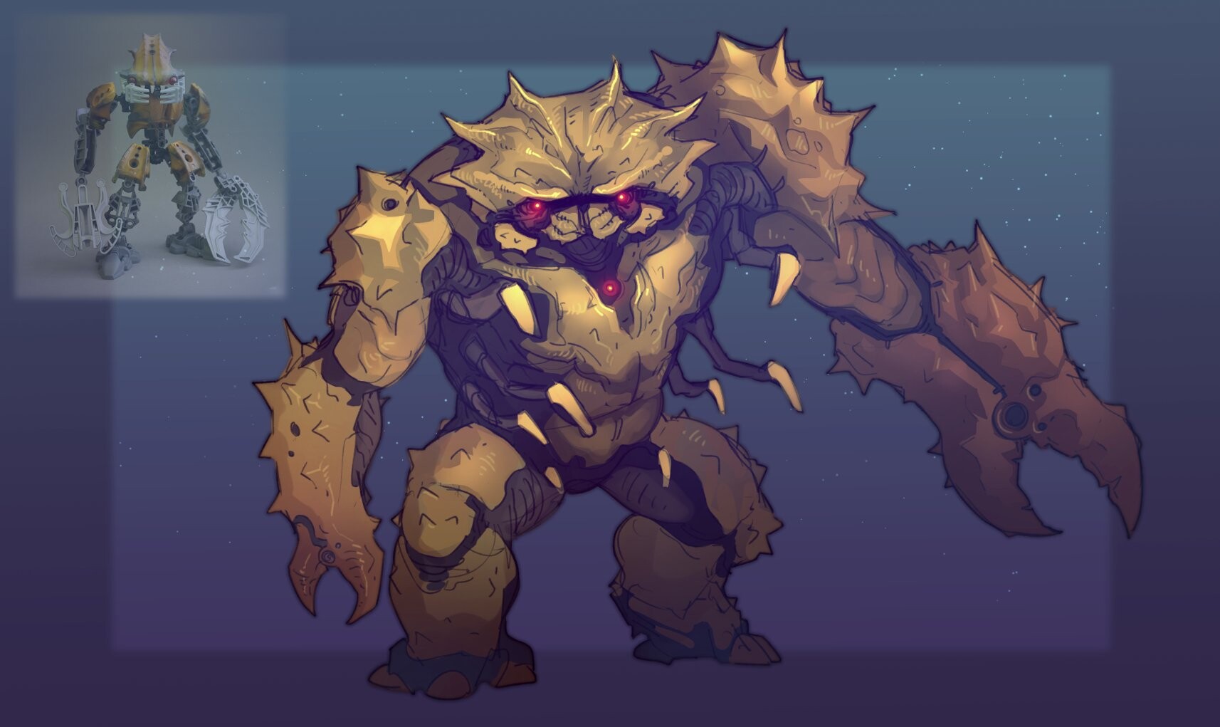 Ruben Menzel - Assorted Bionicle sketches