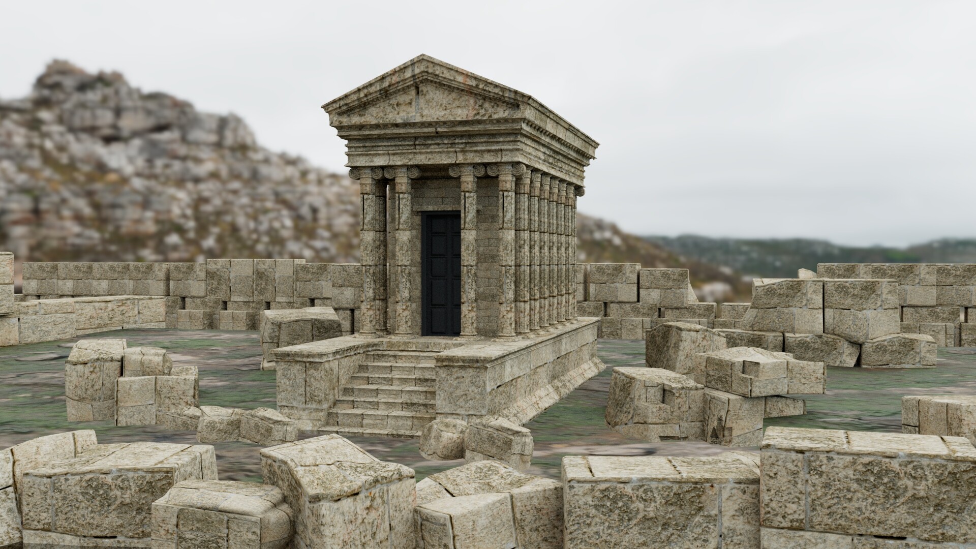 ArtStation - Roman Architecture