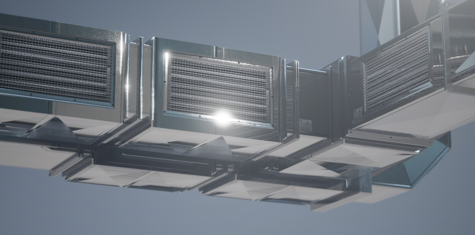 Daniel Zhabotinsky - Modular Air duct system - Low poly props