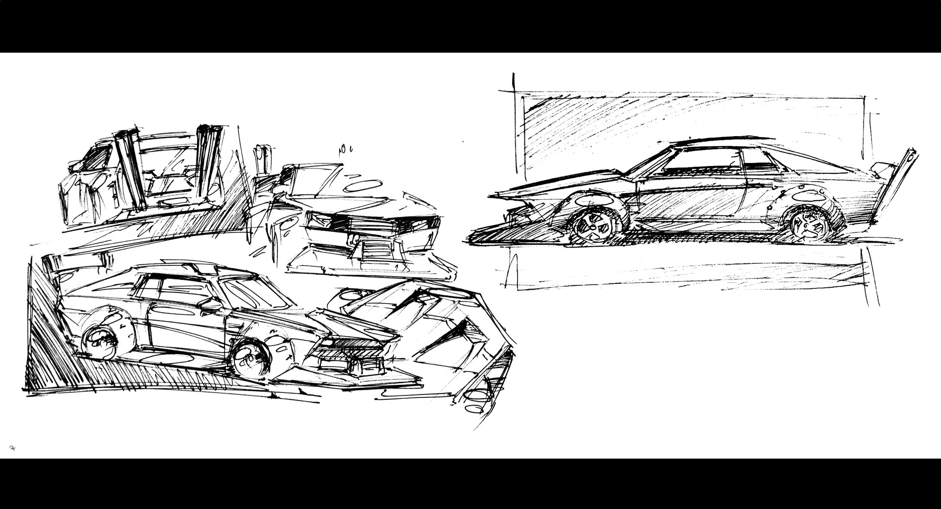 Custom Car Sketches