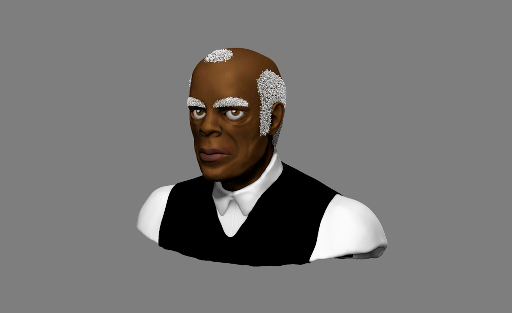 ArtStation - Samuel L. Jackson - Django, Stephen 3D modeling