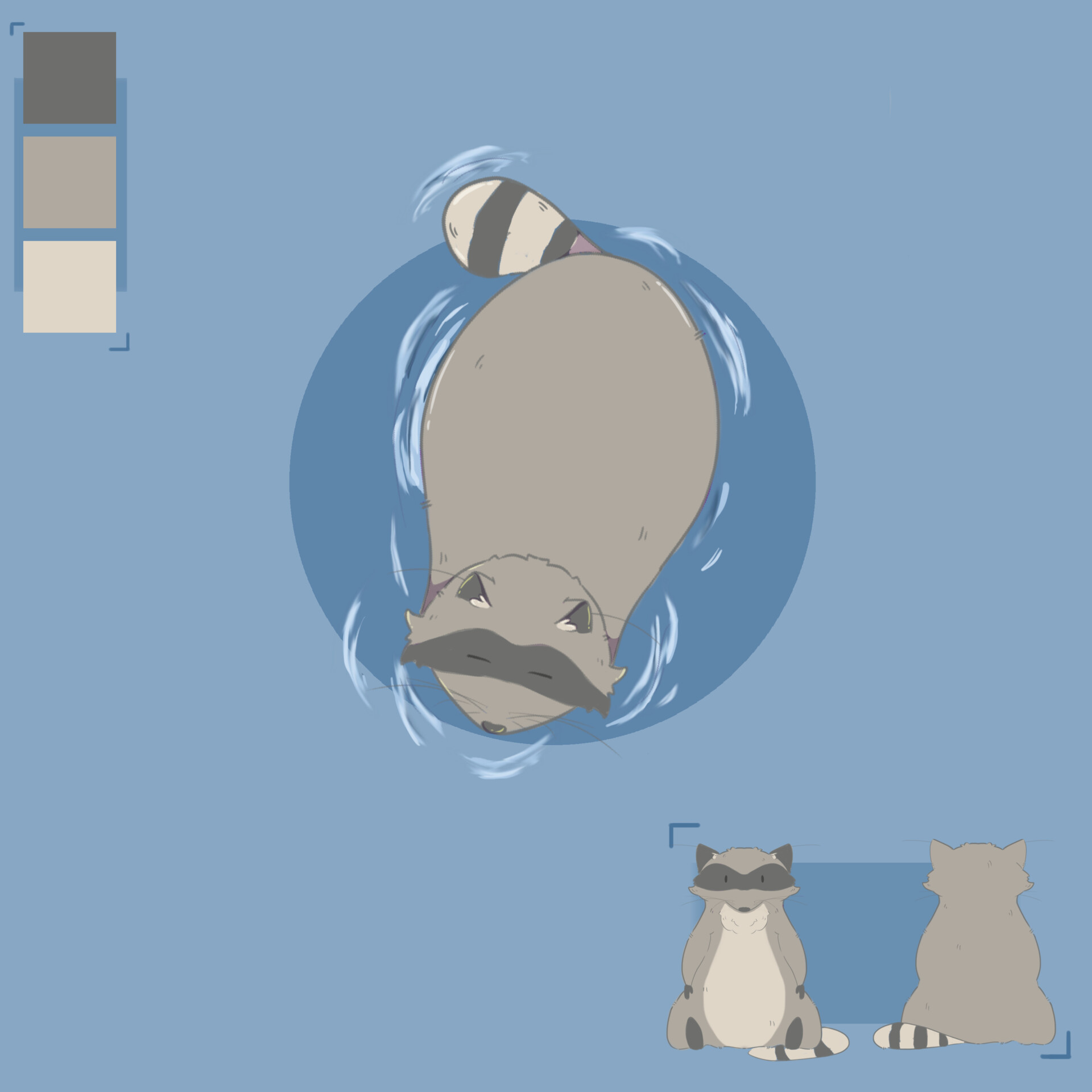 ArtStation - Racoon Character