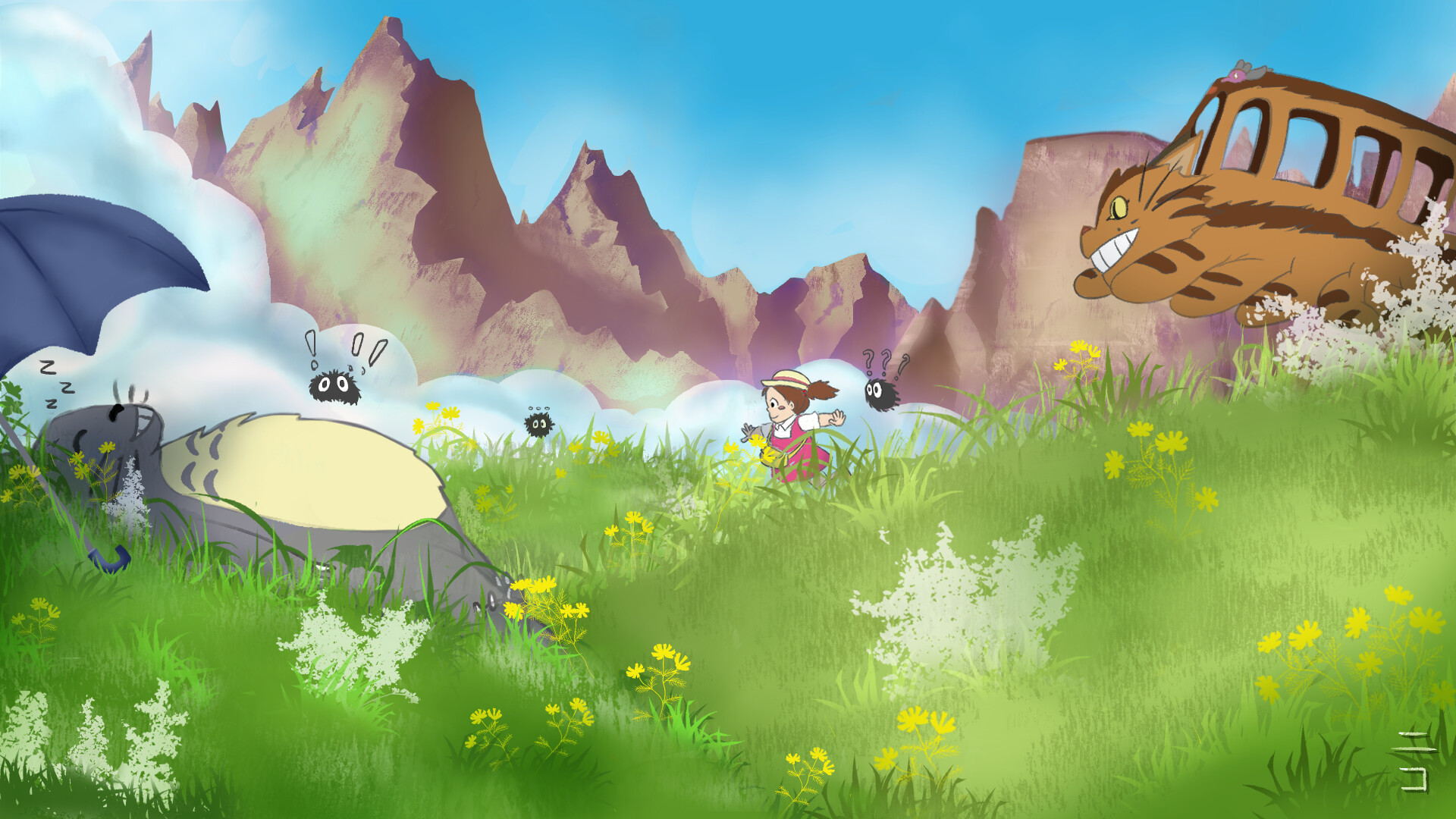 ArtStation - My Neighbor Totoro (FanArt)