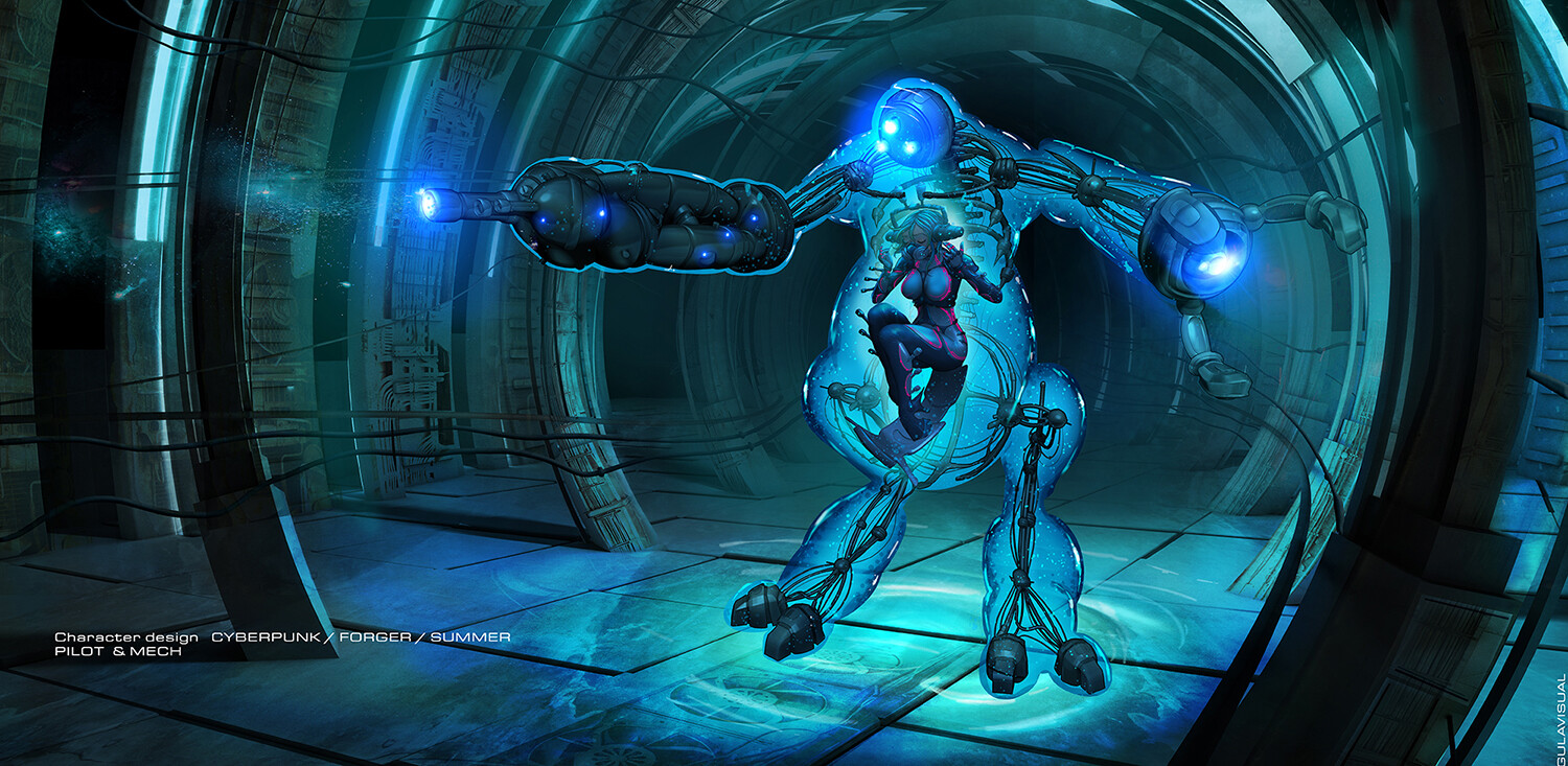gula visual - Blue Plasma Mech