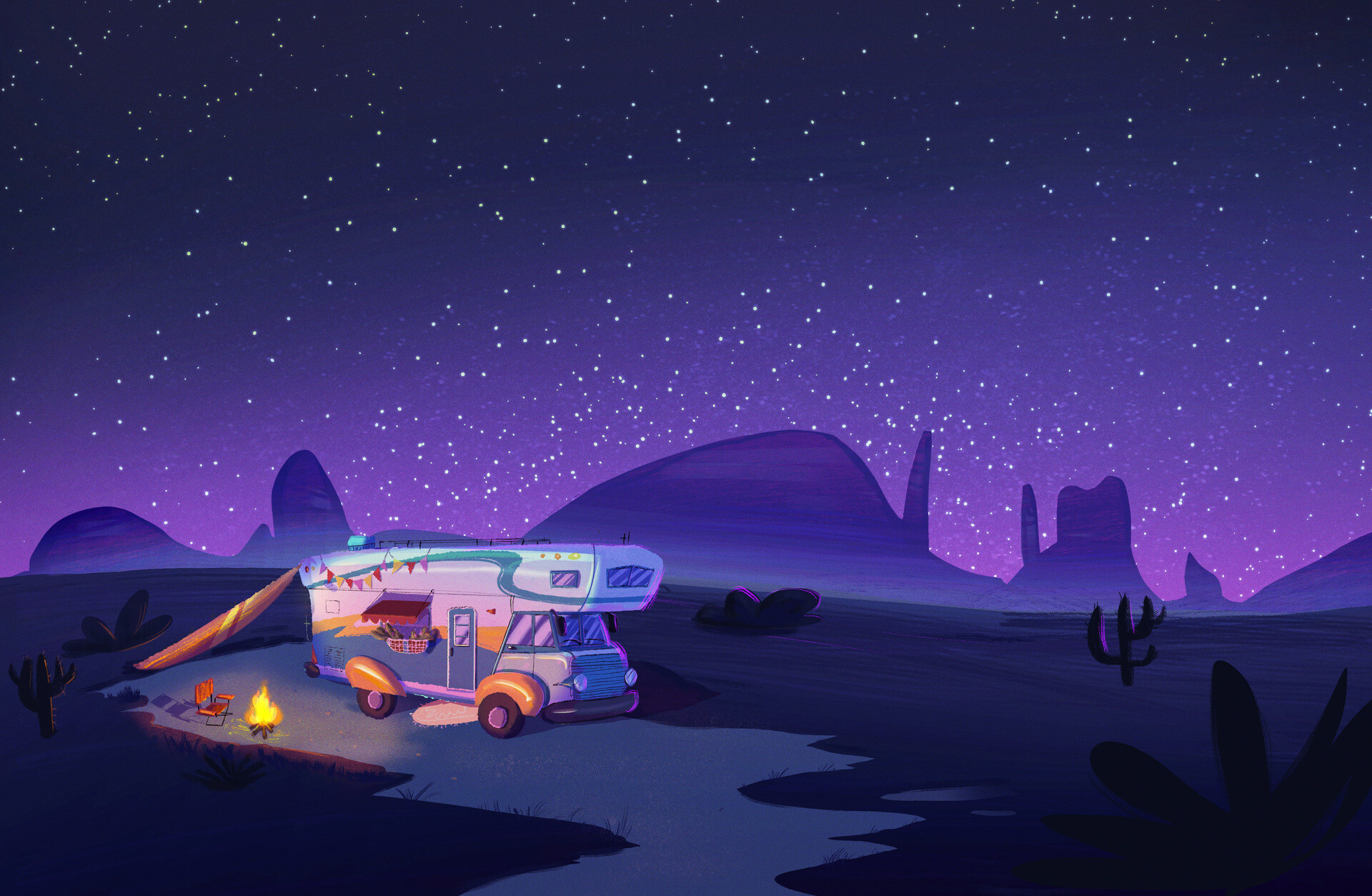 ArtStation - Road Trip Visual Dev