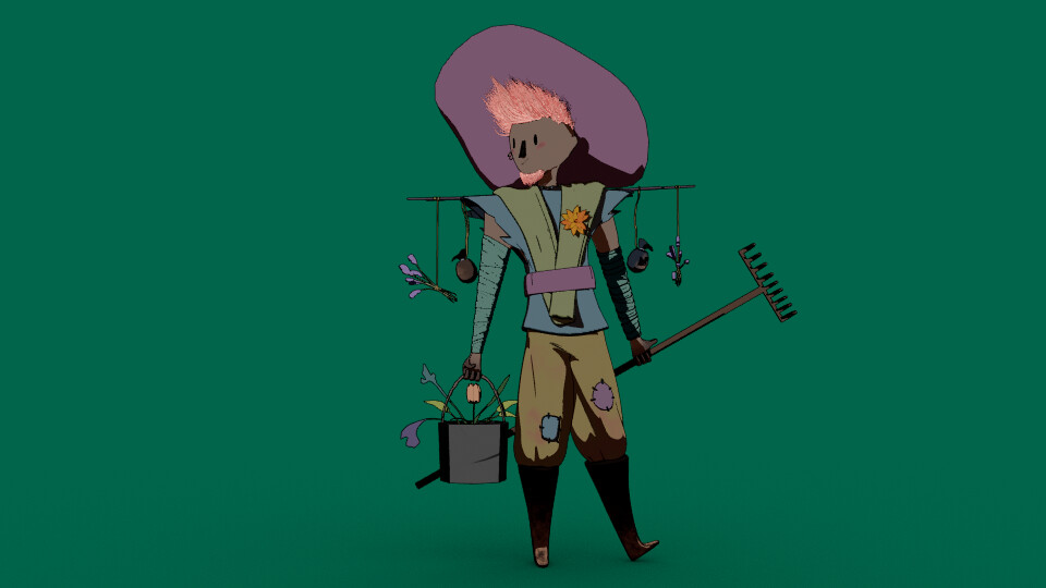 ArtStation - Garden Guy Turnaround