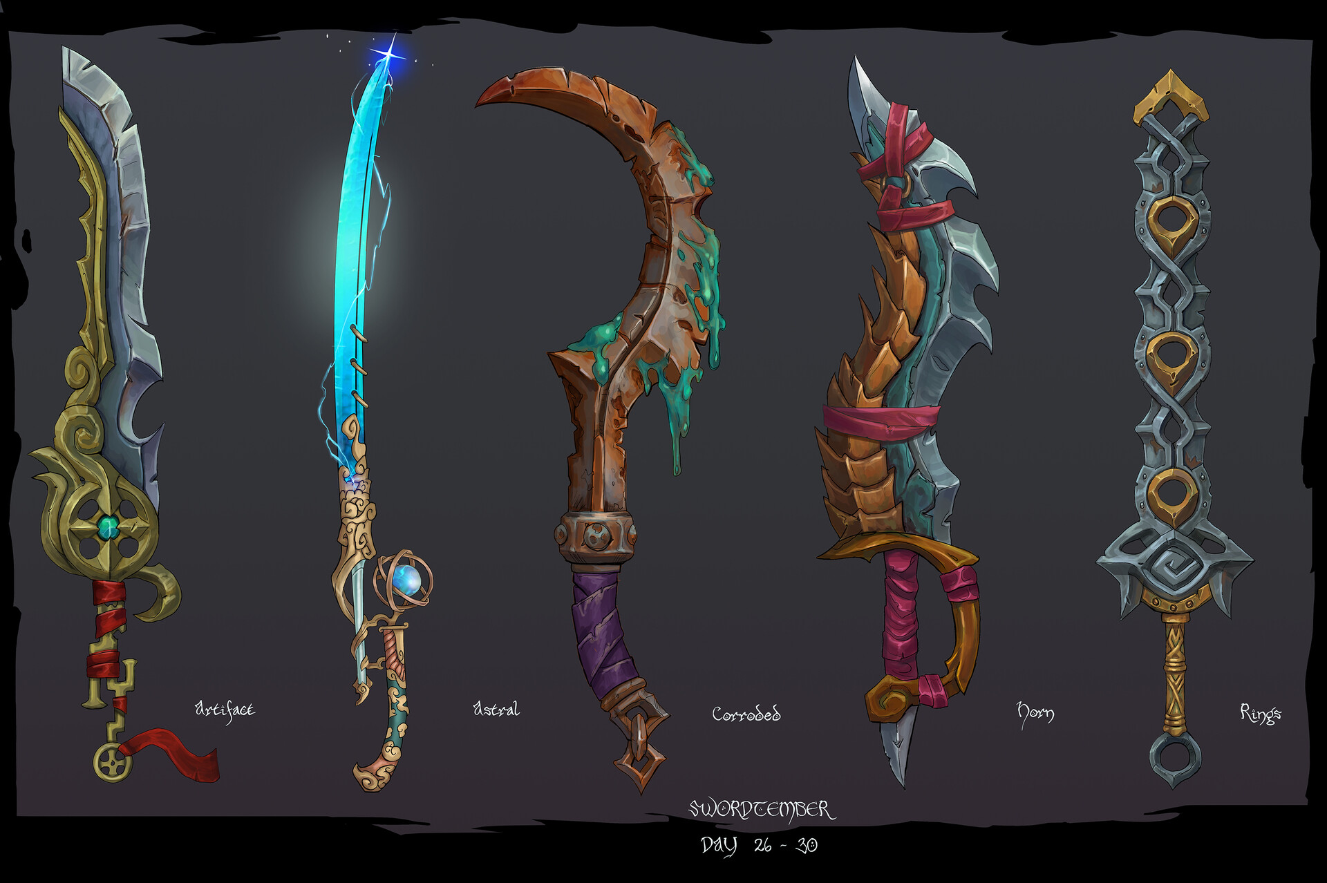 ArtStation - Swordtember Final Five