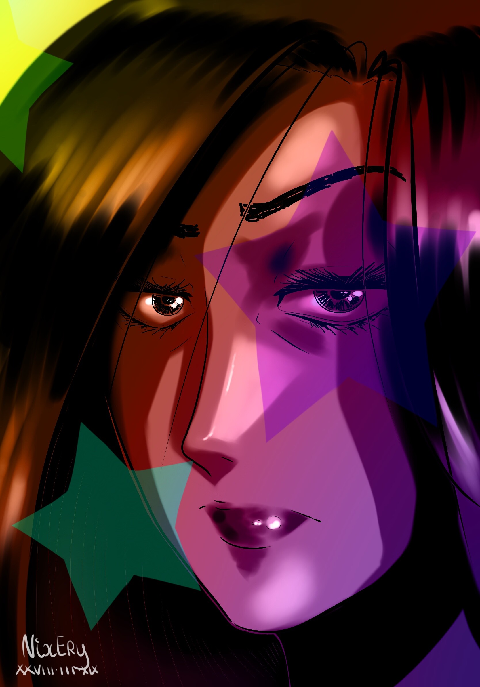 ArtStation - Self-stylized-portrait (2021)