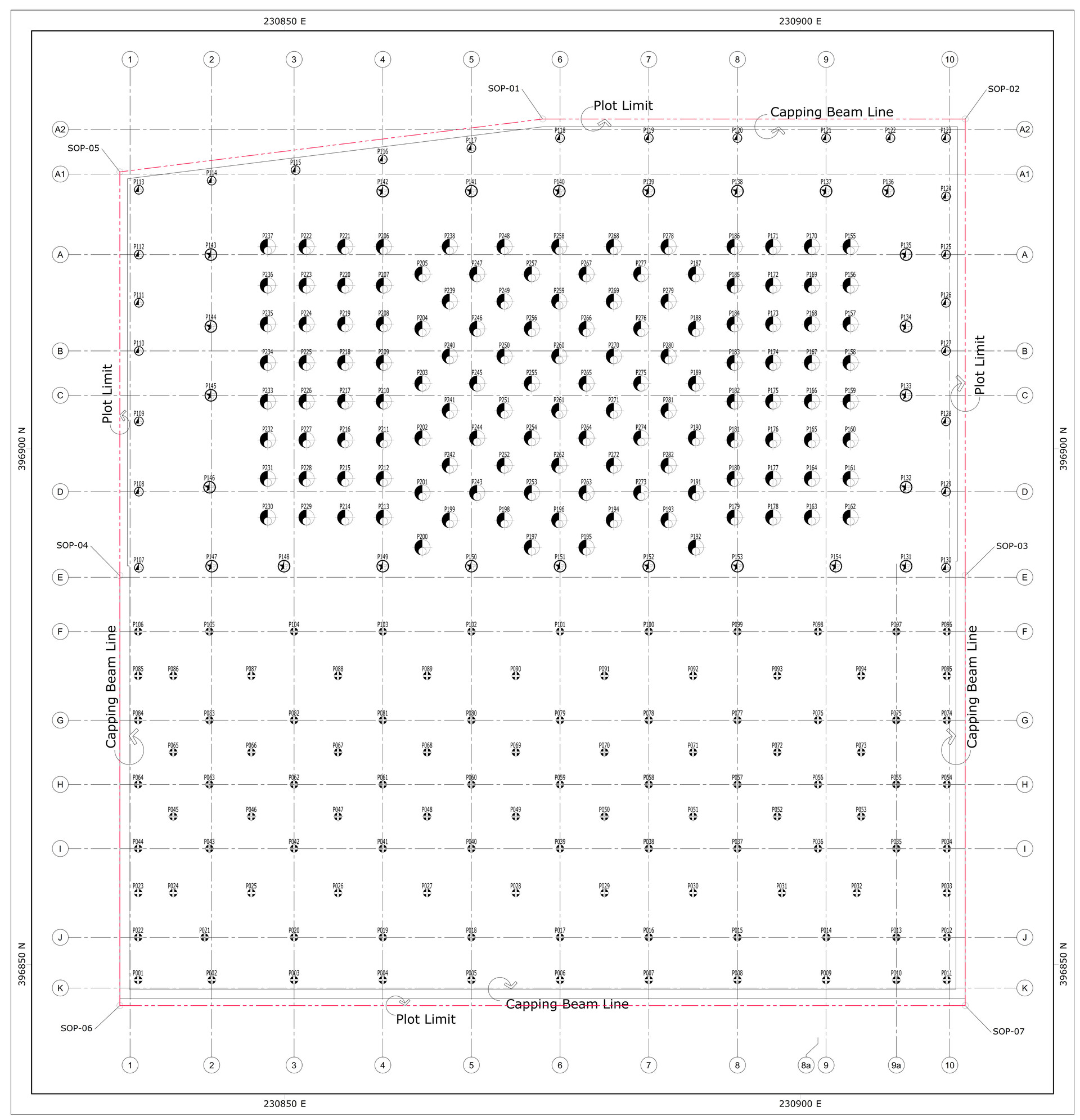 Ton Henson Datu - Sample Working Drawings -- Piling Layout, Shoring ...