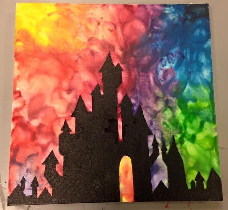 ArtStation - Colourful castle