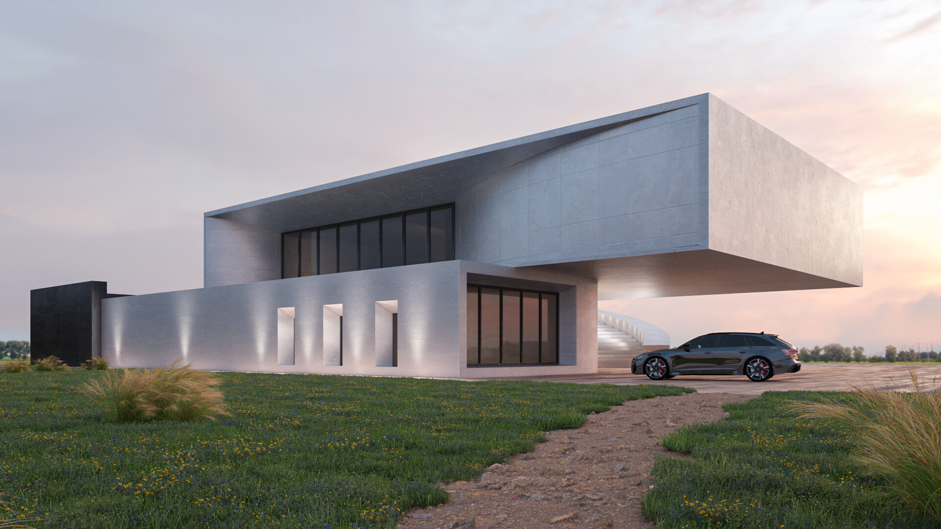 ArtStation - Exterior House Render