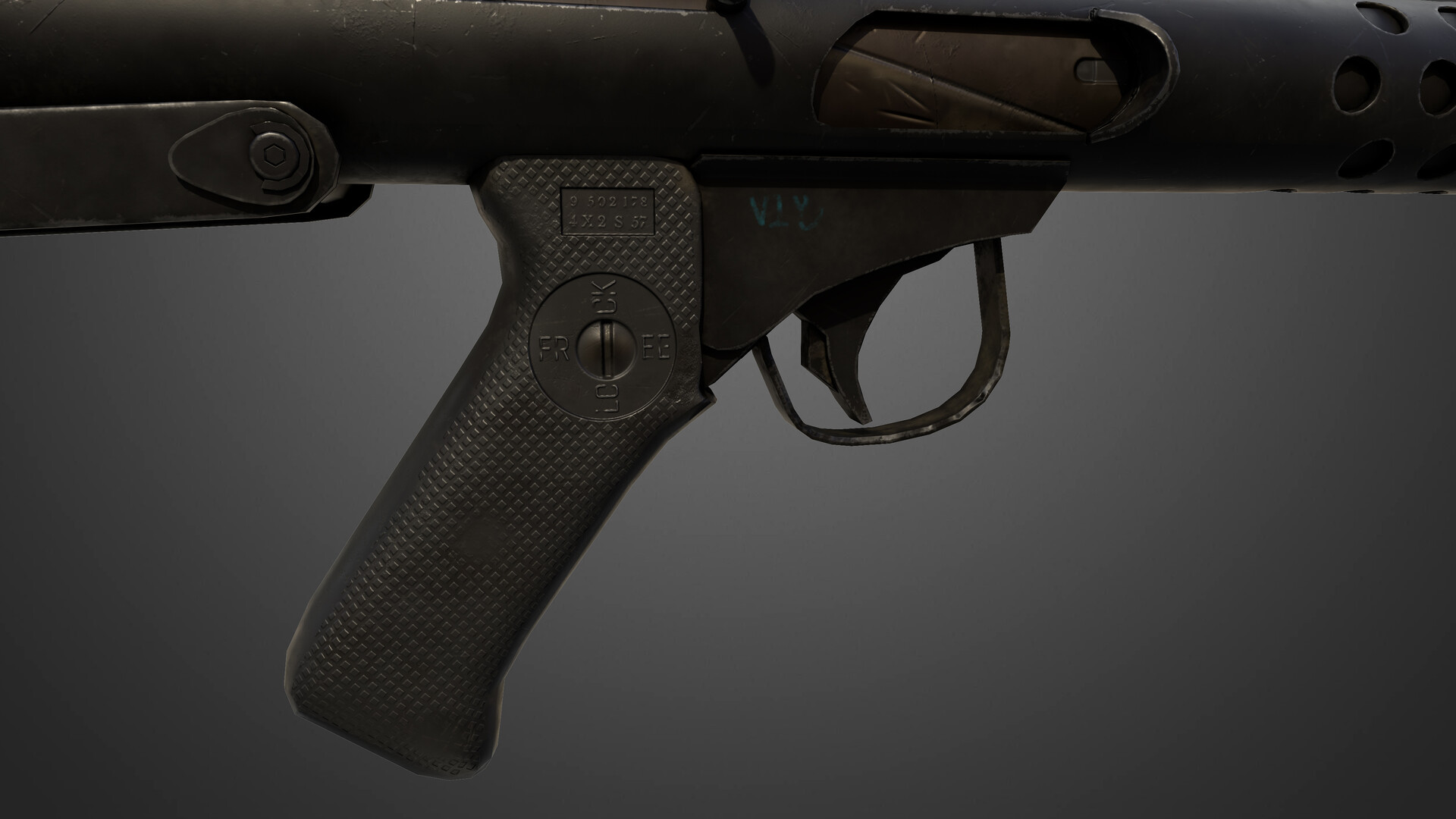 ArtStation - Sterling Sub-Machine Gun