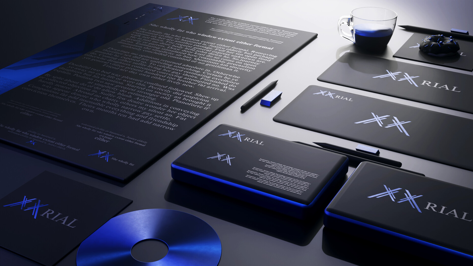 ArtStation - Axrial Brand Design