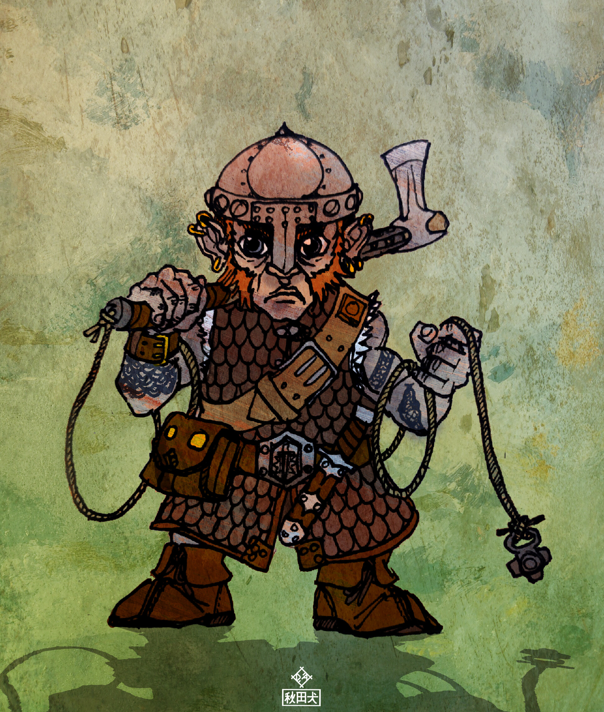 ArtStation - Barry Coteral (gnome fighter)