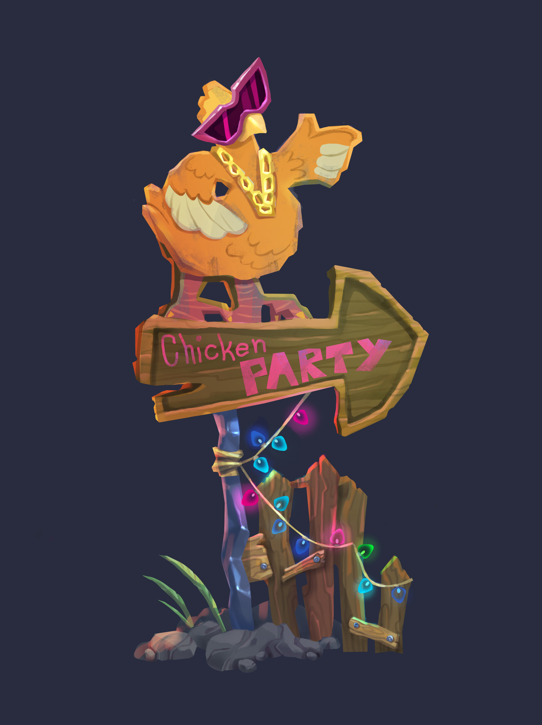 ArtStation - chicken party
