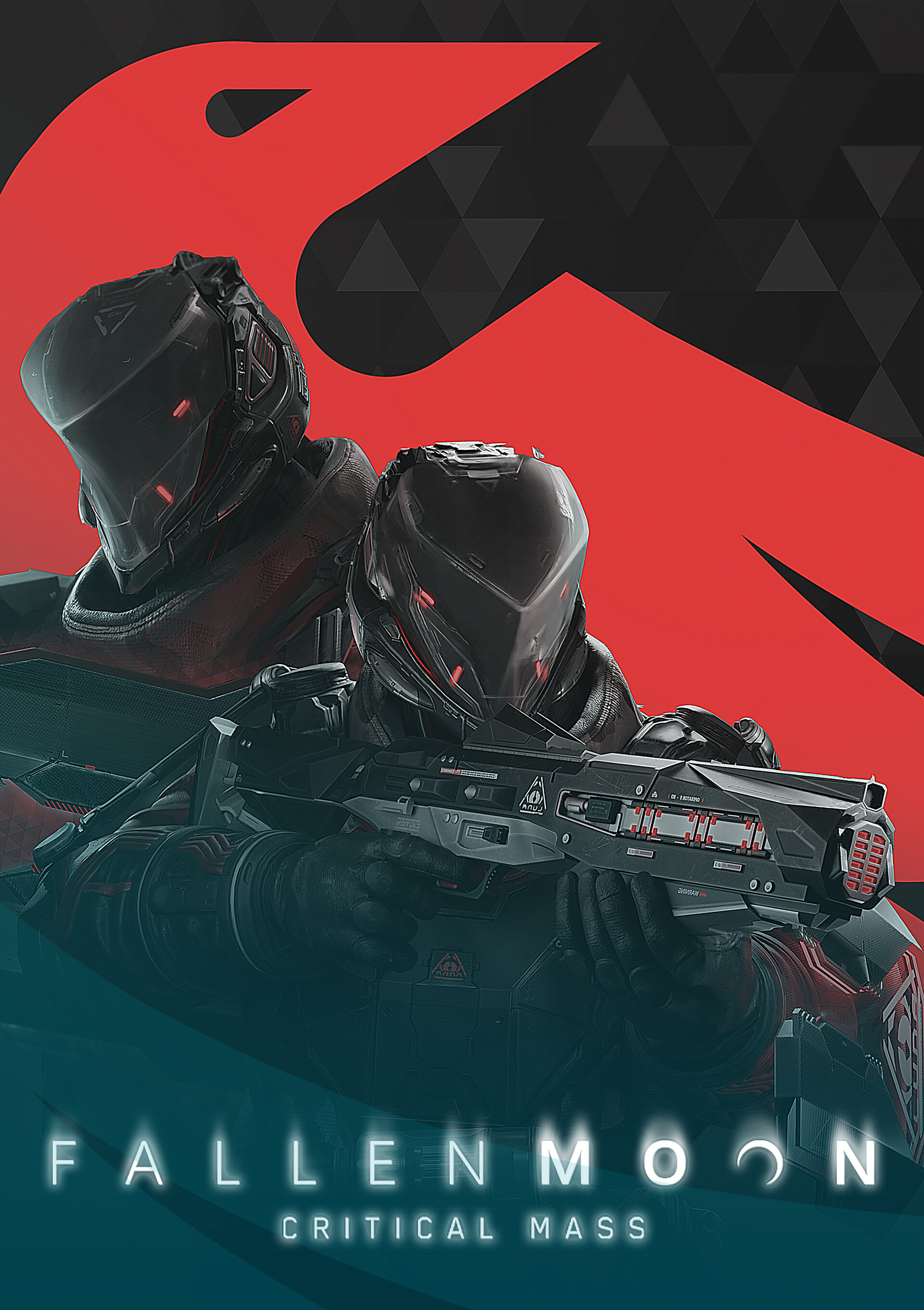 Adrian Marc - Fallen Moon - Sword and Luna Graphic Design