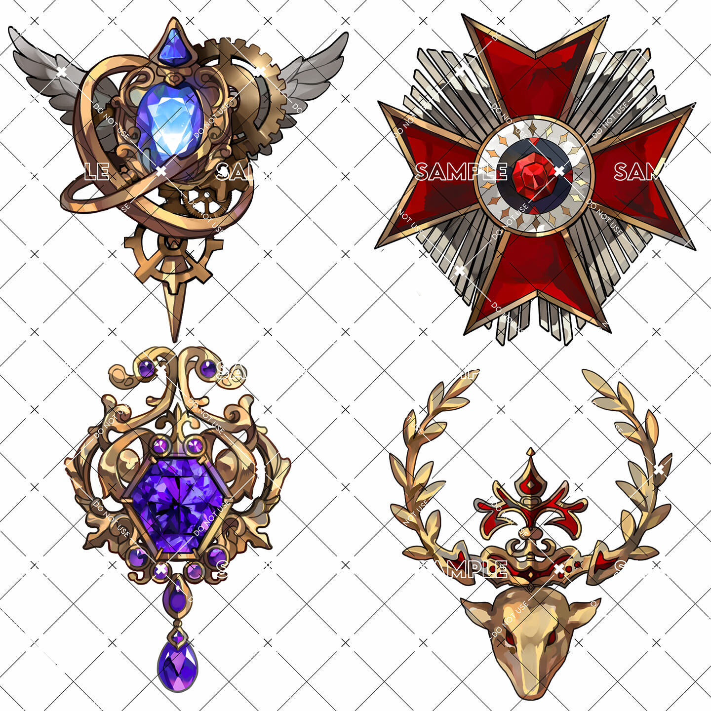 ArtStation - game pendant sample 2