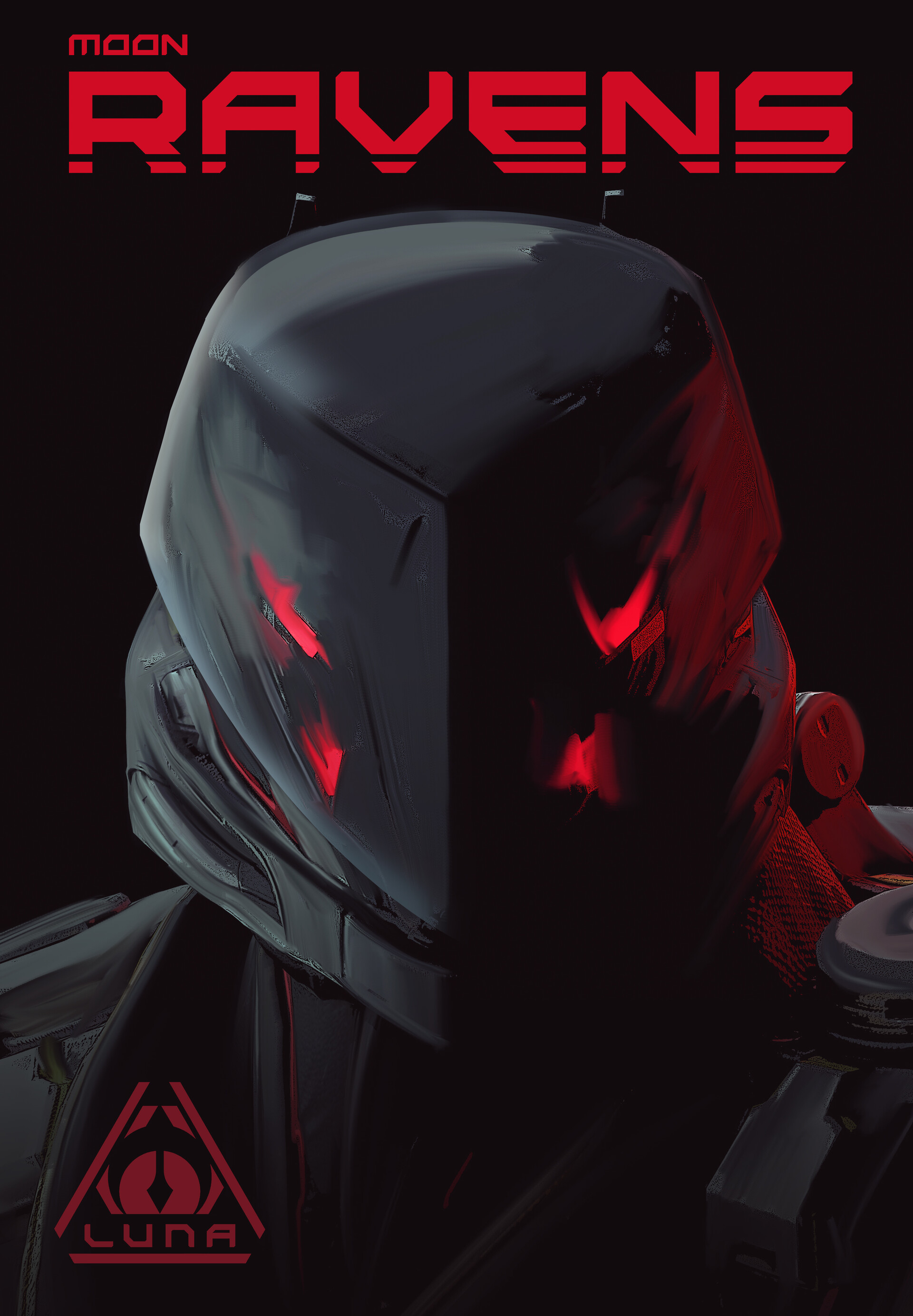 Adrian Marc - Fallen Moon - Sword and Luna Graphic Design