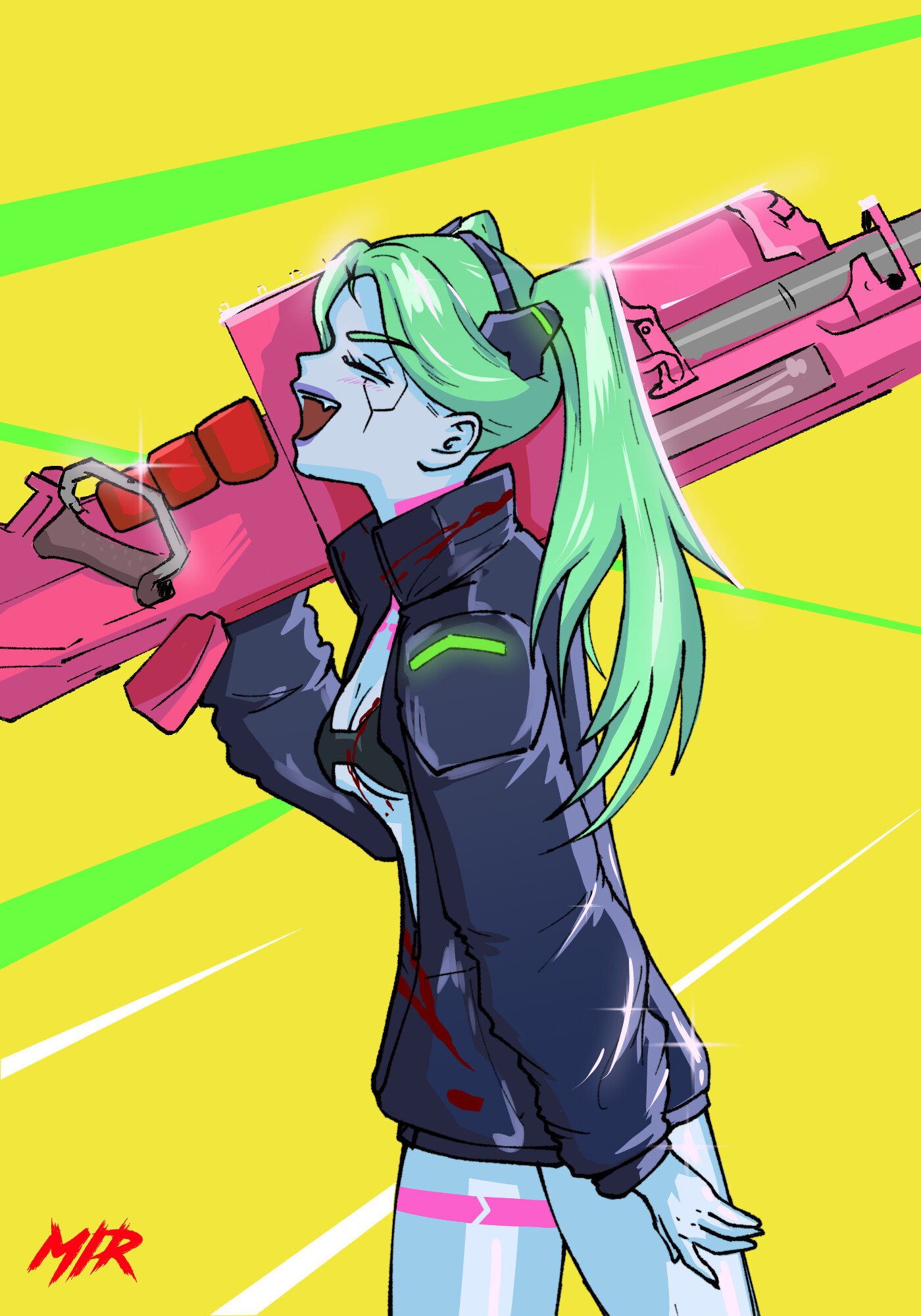 ArtStation - Rebecca Cyberpunk: edgerunners