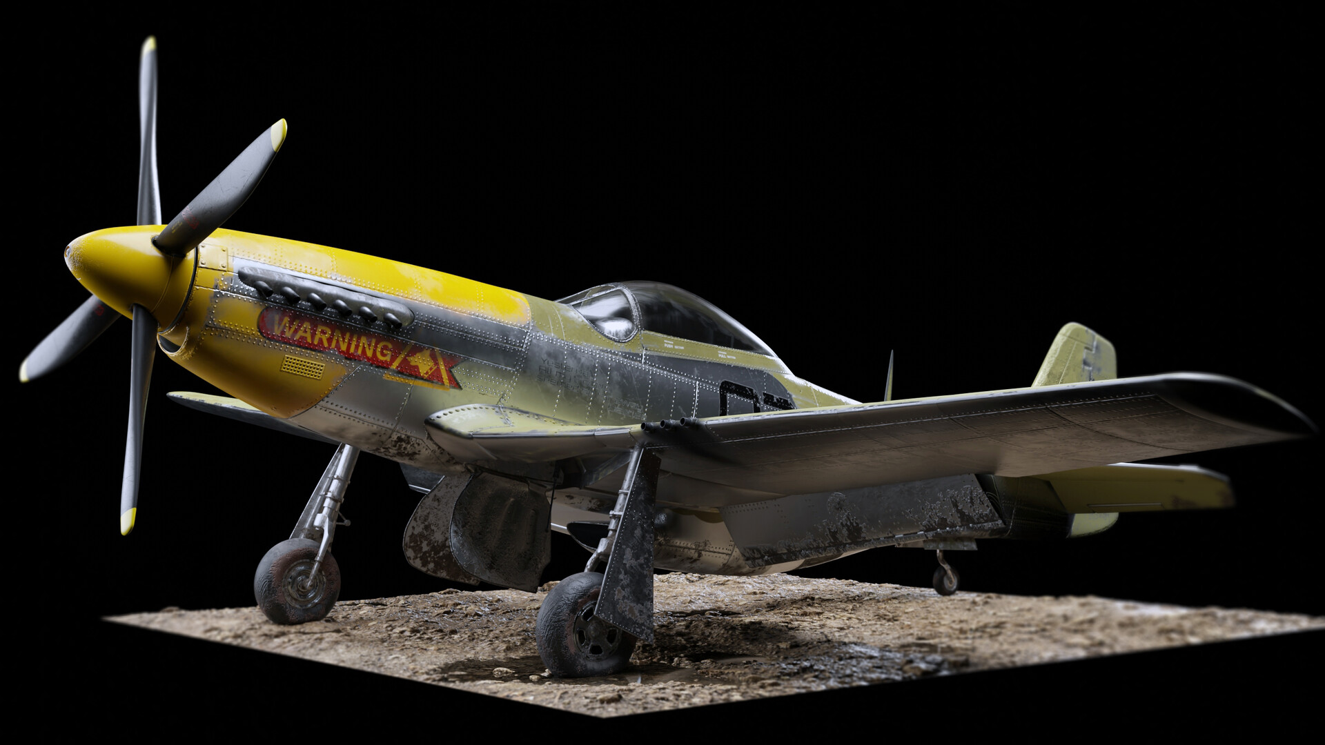 ArtStation - North American P-51 Mustang