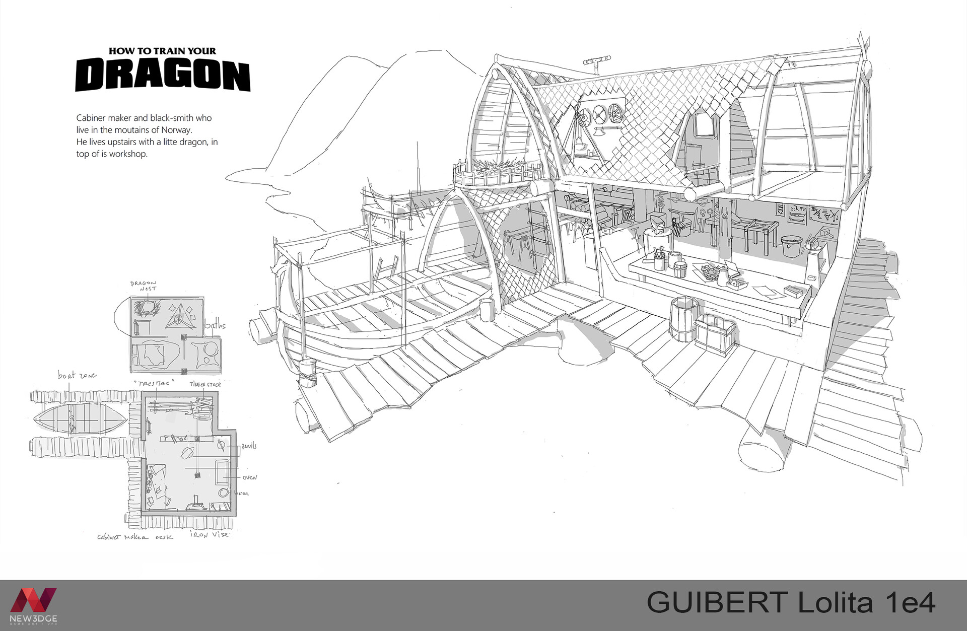 ArtStation - How to train your dragon - forge concept