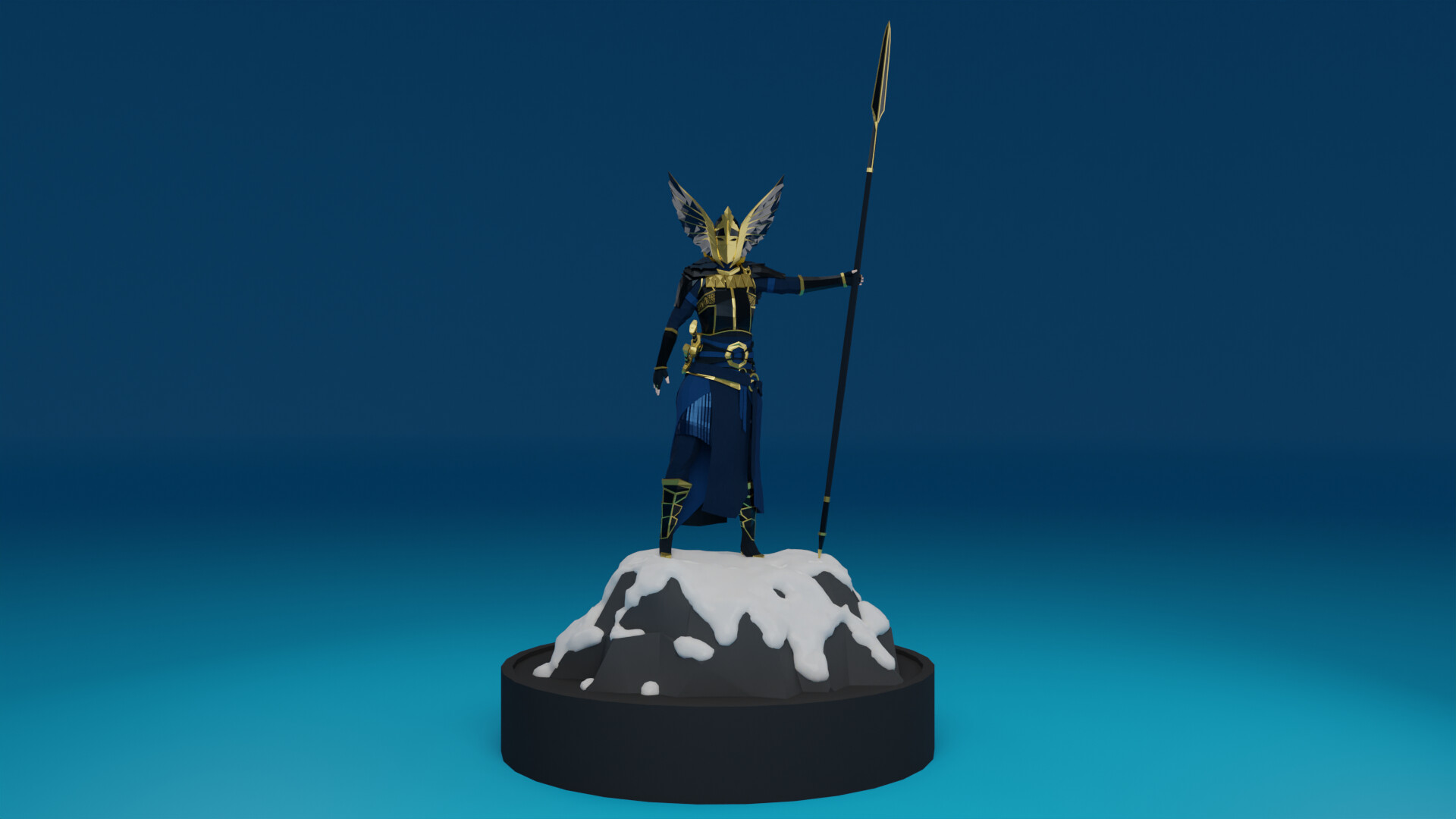 ArtStation - Valkyrie Low Poly