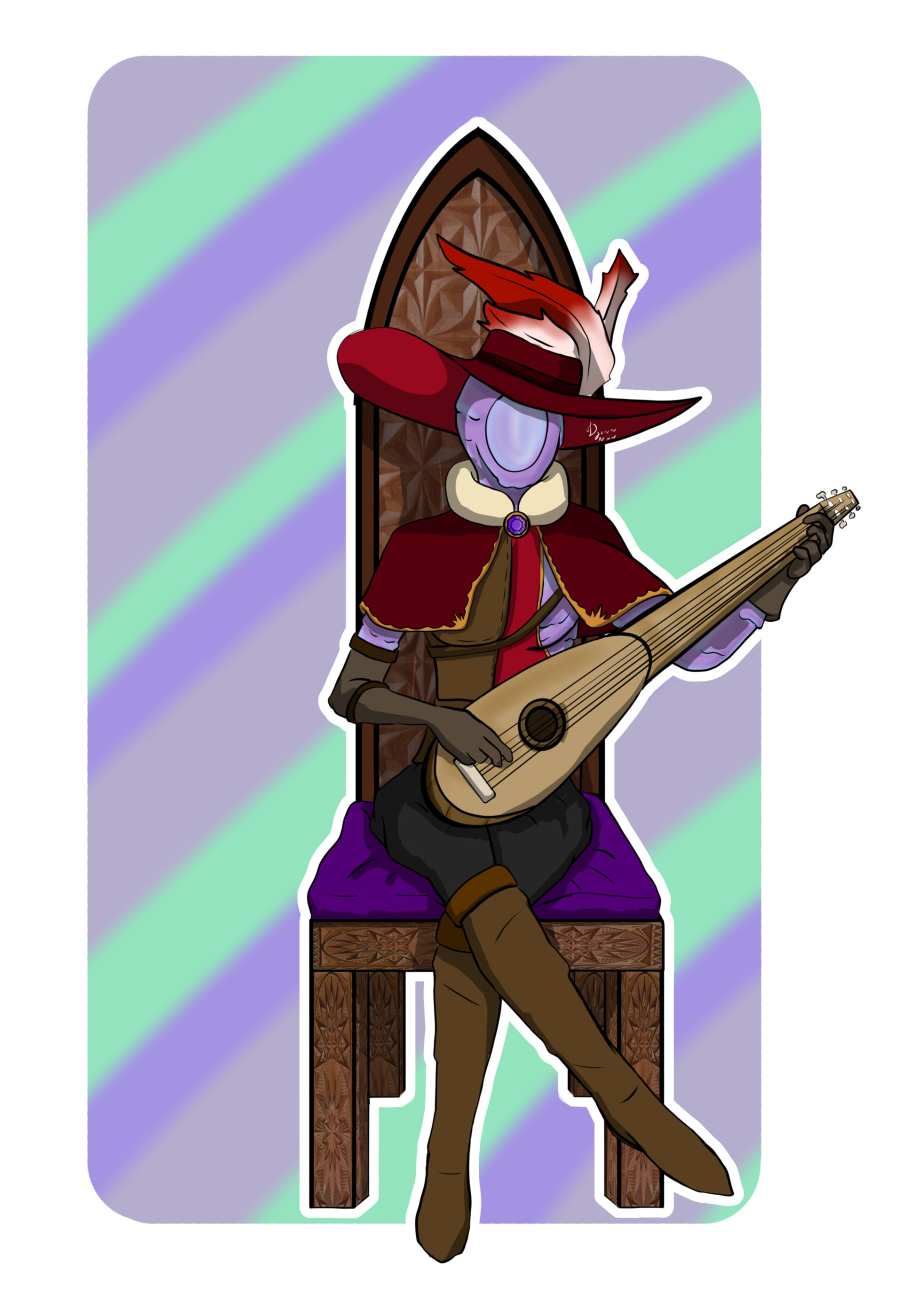 ArtStation - RPG Character - ooze bard