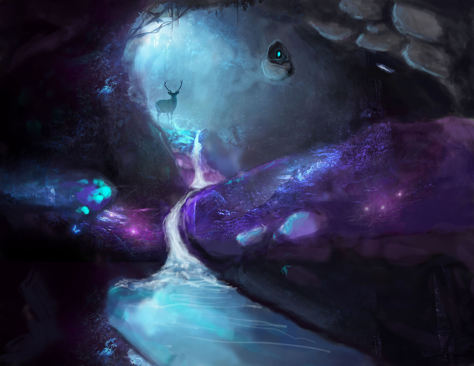 ArtStation - Fantasy Cave