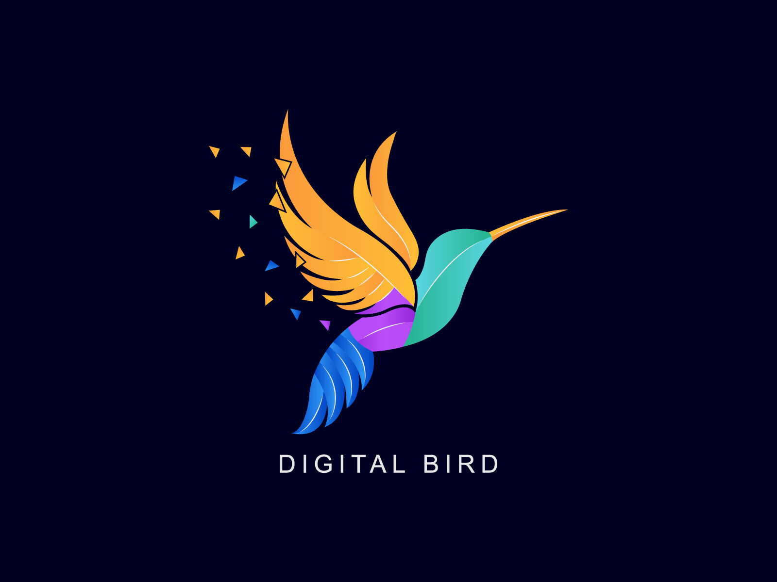 ArtStation - Digital bird logo for sale