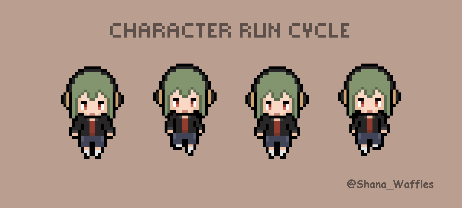 sprite run cycle