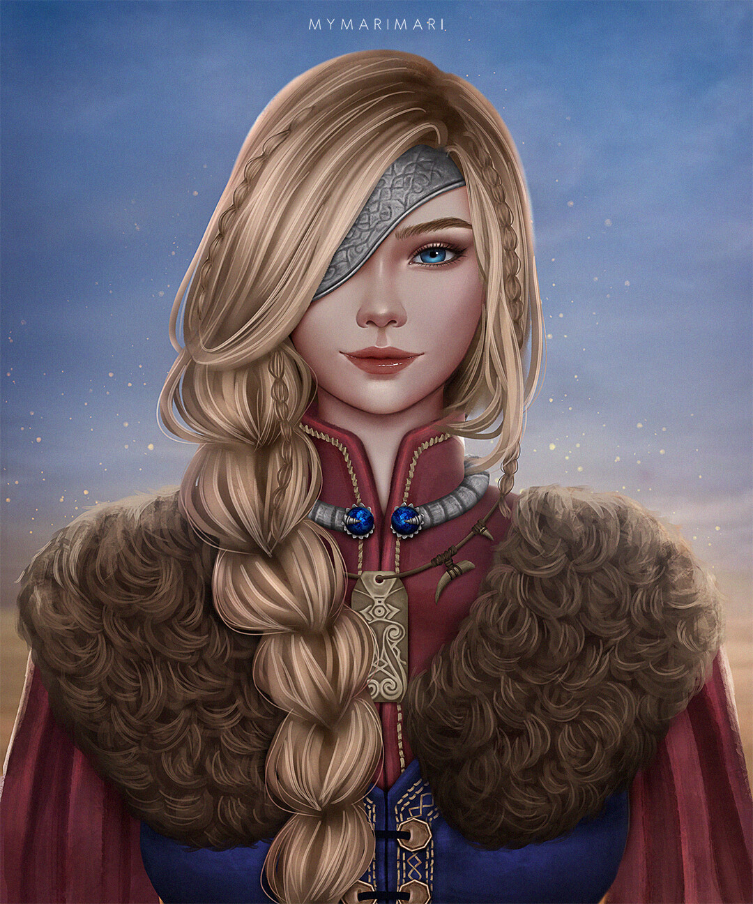 ArtStation - Fiana the last Dragonborn | Commissioned art