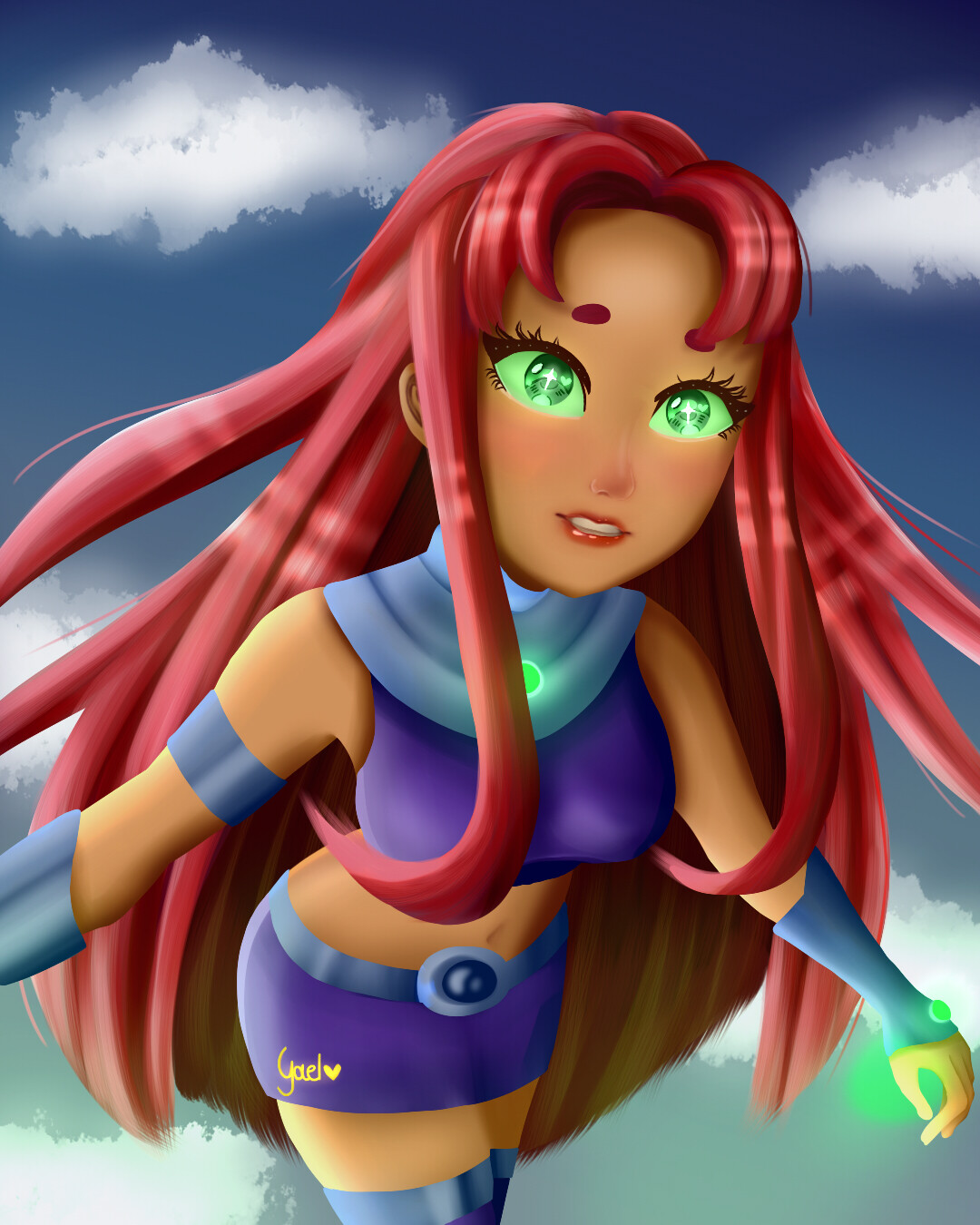 ArtStation - Starfire FANART teen titans ArtStation - Starfire FANART teen titans