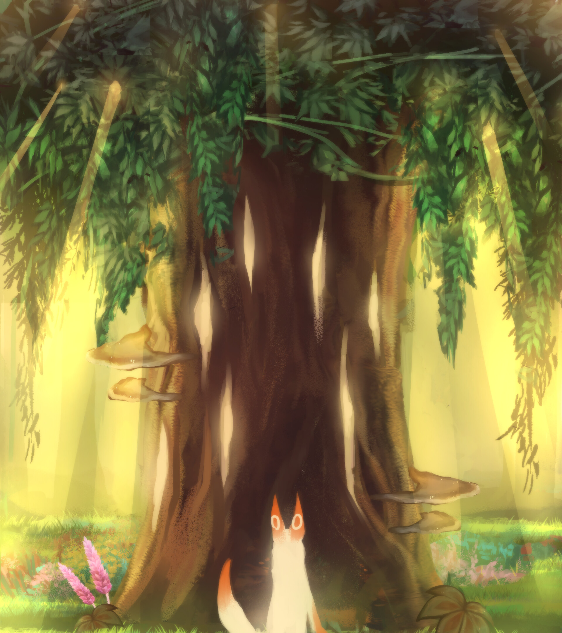 ArtStation - The Nine Tales: Tree Cutscene