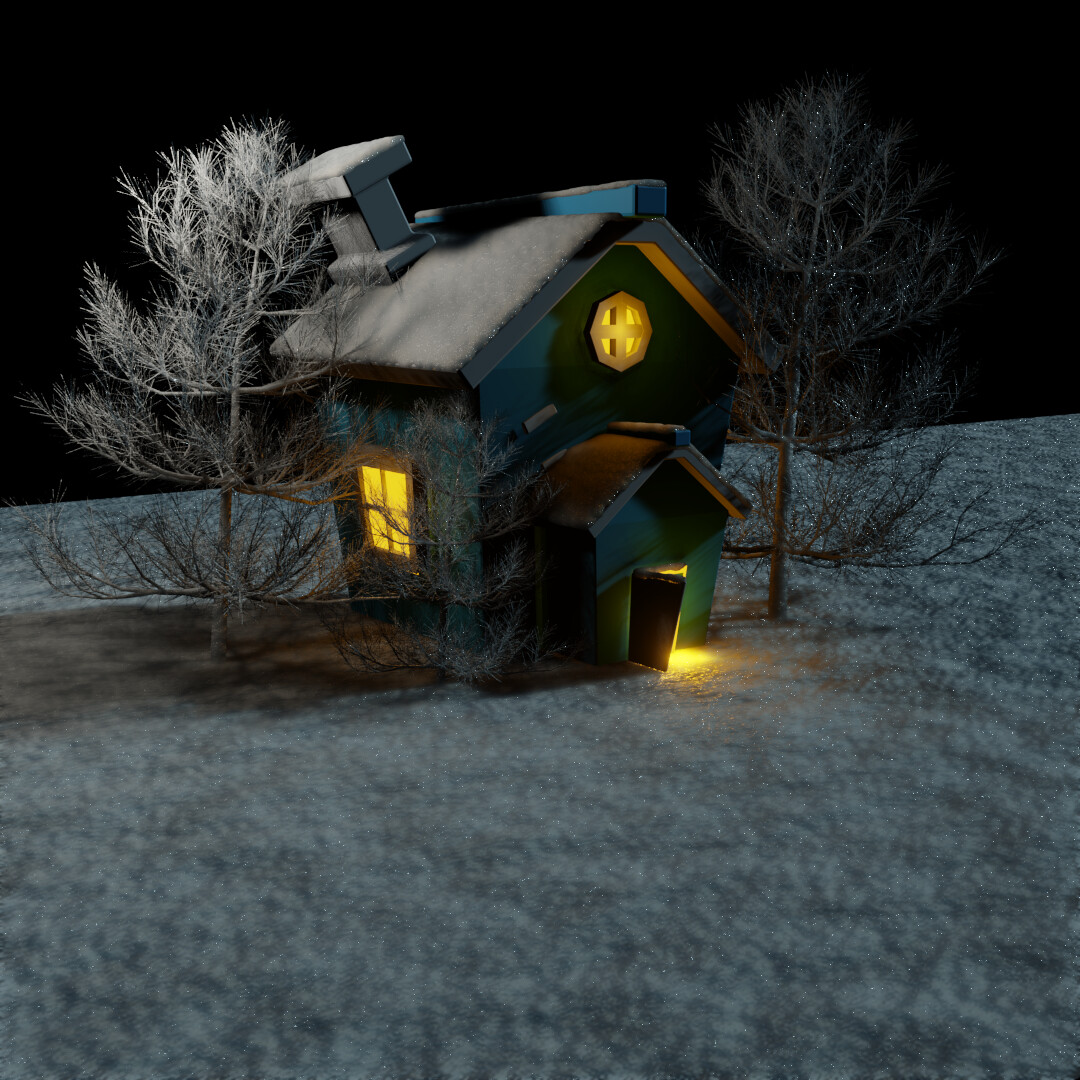 ArtStation - Snow house