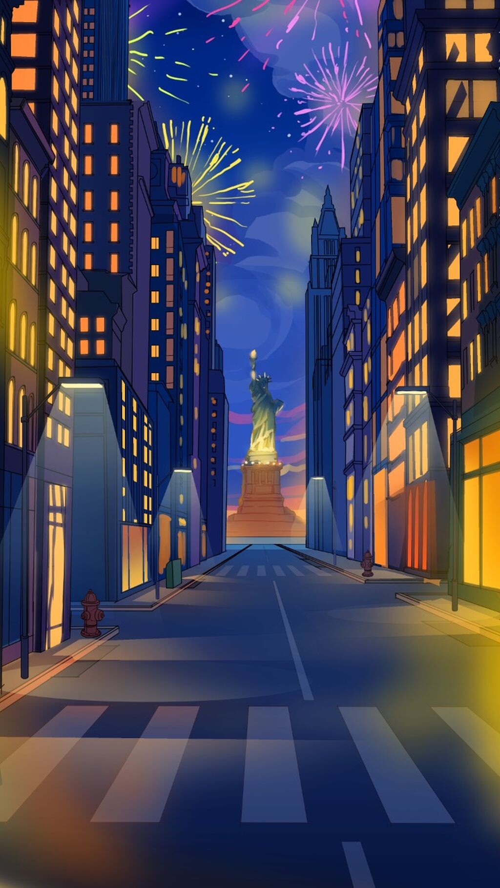 ArtStation - Game background for the USA themed slot machine