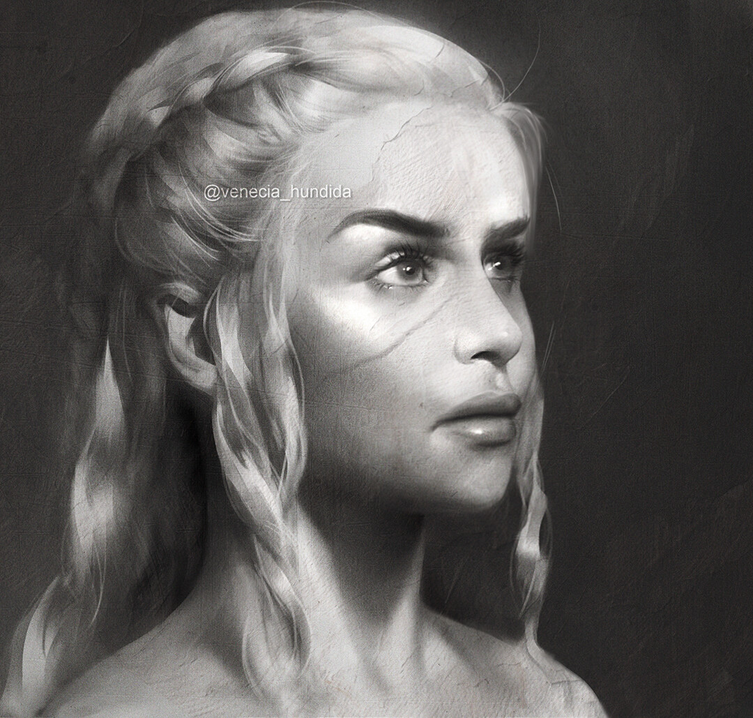 ArtStation - Daenerys Targaryen Portrait