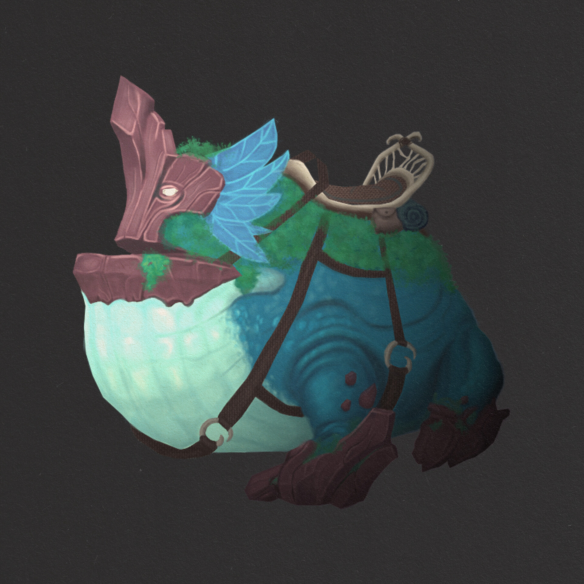 ArtStation - Word of Warcraft Arboreal Gulper Mount Drawing