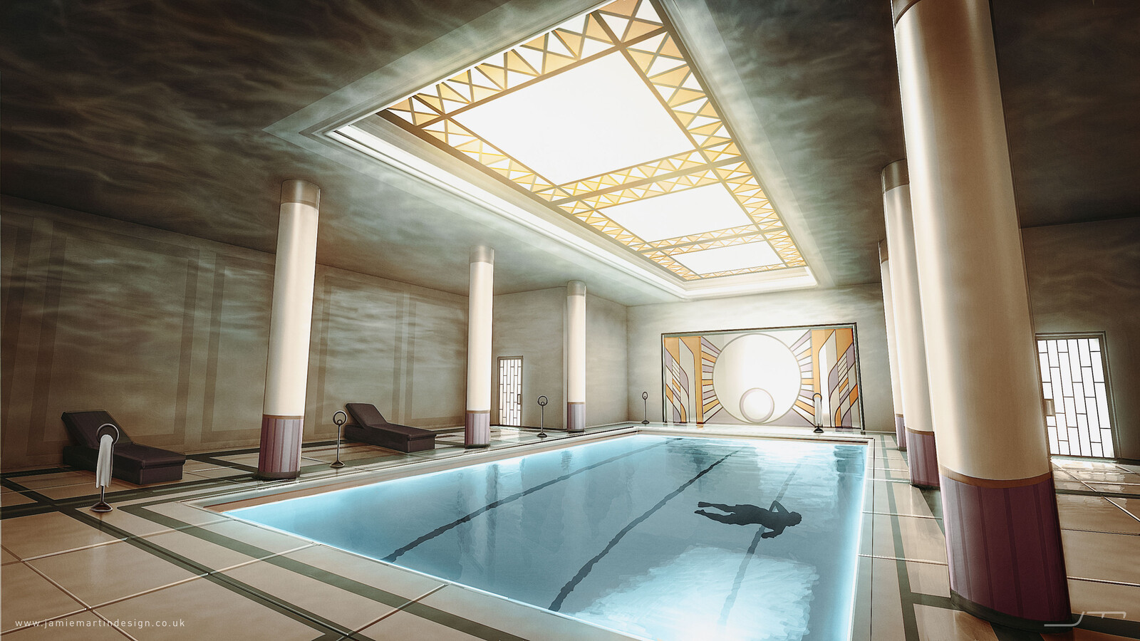 Jamie Martin - 'The Spectrum Retreat': Penrose hotel pool concept