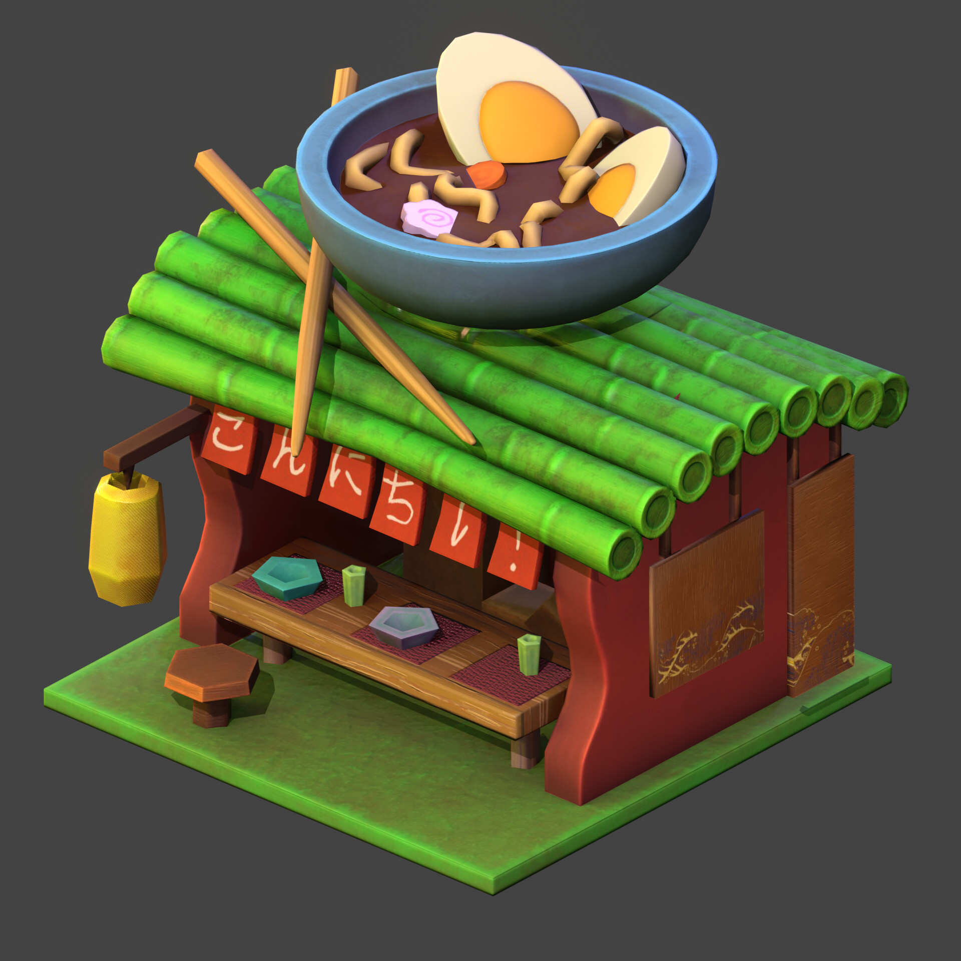 ArtStation - Stylised Ramen Shop
