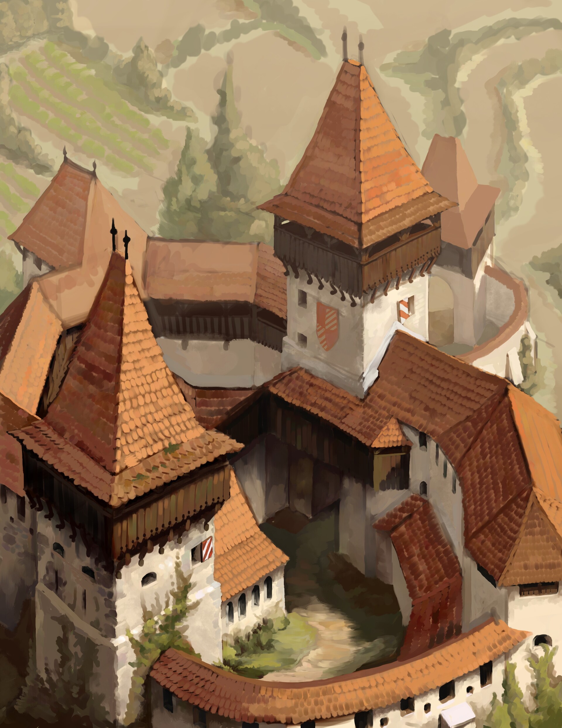 ArtStation - Romanian Castle