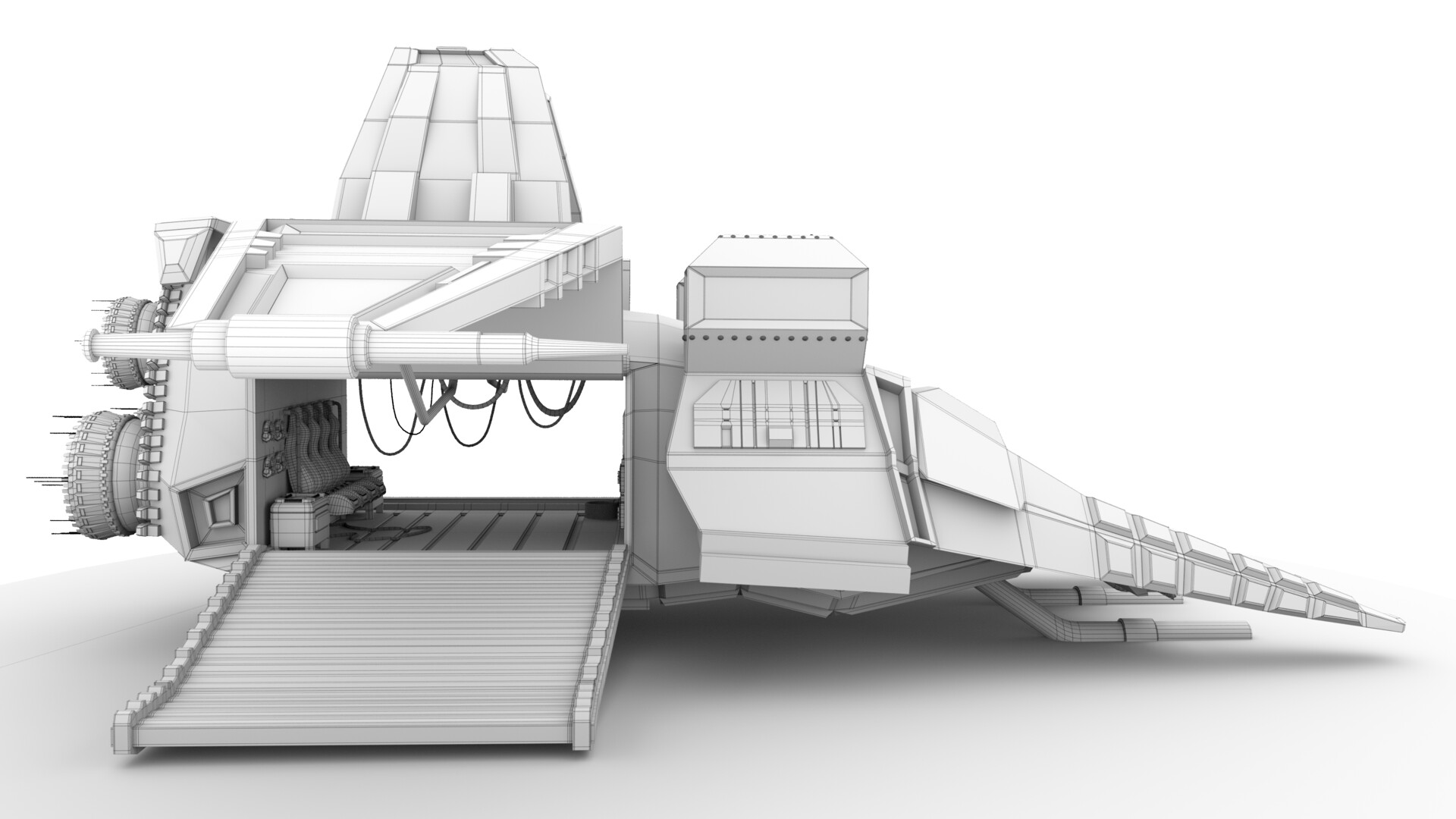 Gabriella Francis - 3D Scifi Mountain Base