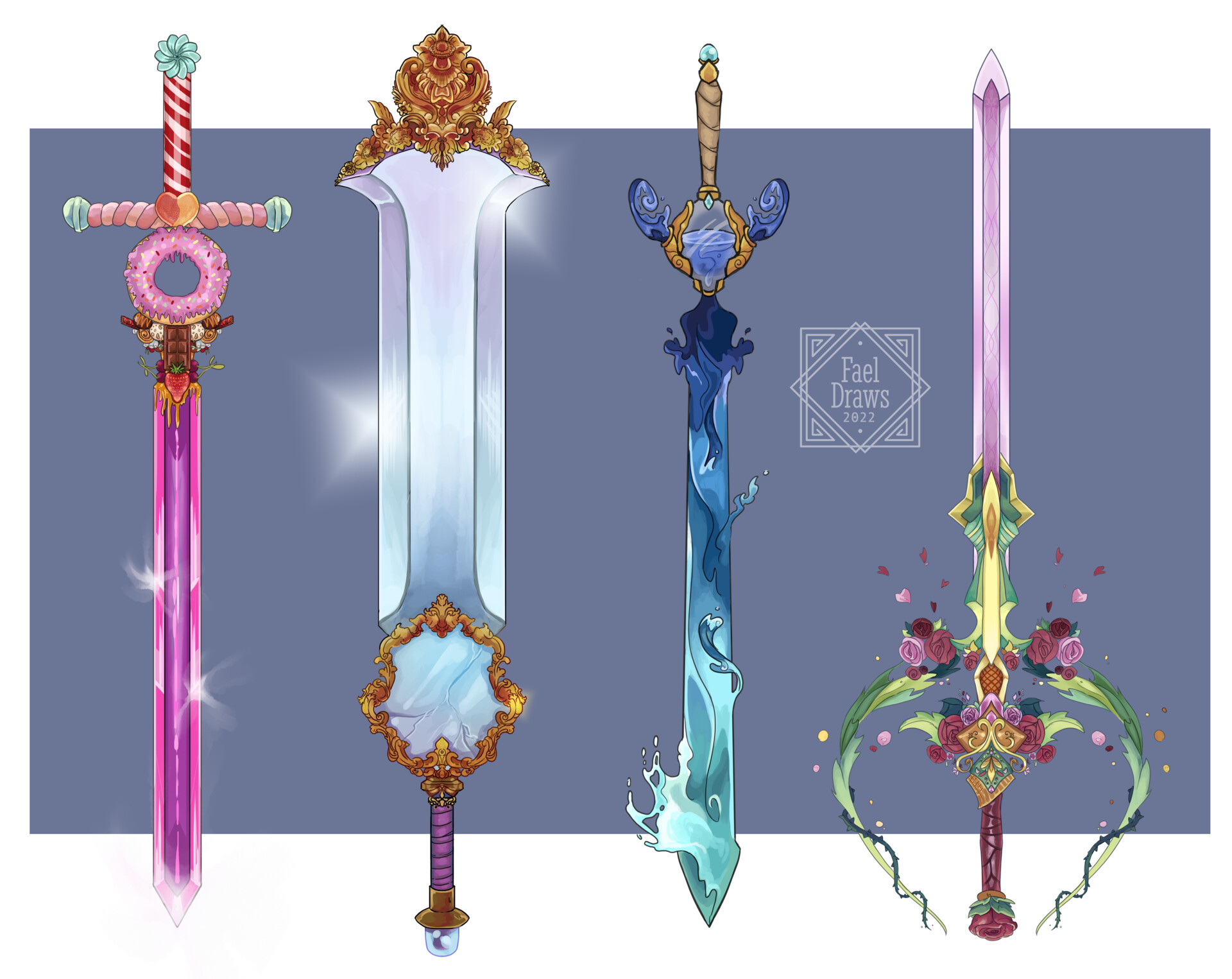 ArtStation - Magic Swords