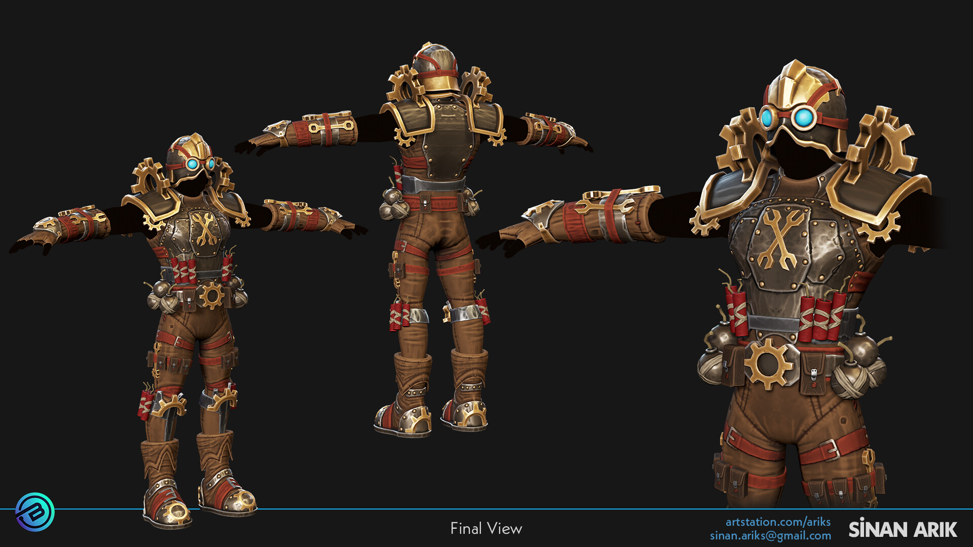 Sinan Arık - Engineer Stylized Armor