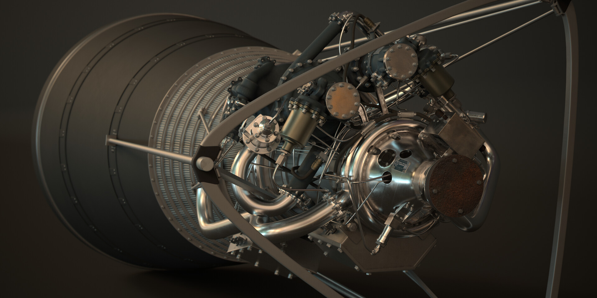 ArtStation - Rocket engine RL-10
